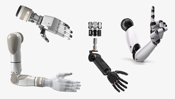 Modello 3D Collezione di mani meccaniche truccate 2 per Maya ...