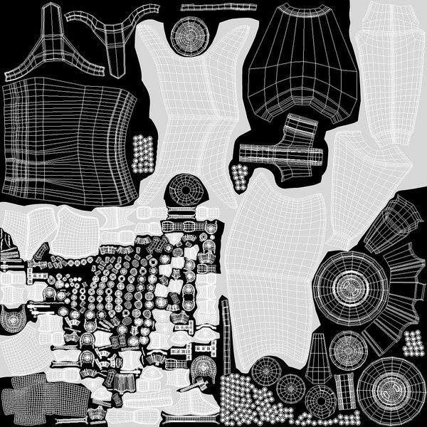 Modello 3D Collezione di mani meccaniche truccate 2 per Maya ...