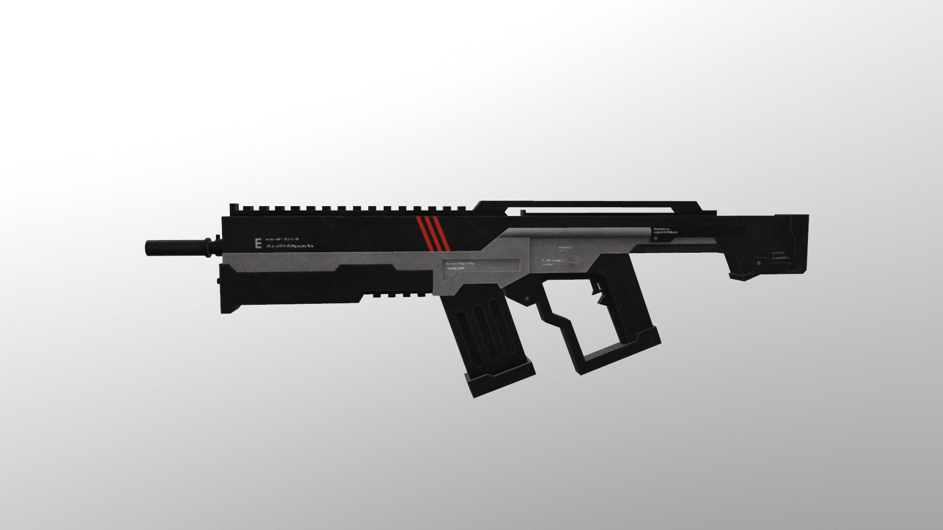 3D Model Assault Rifle Level 4 - TurboSquid 2190949