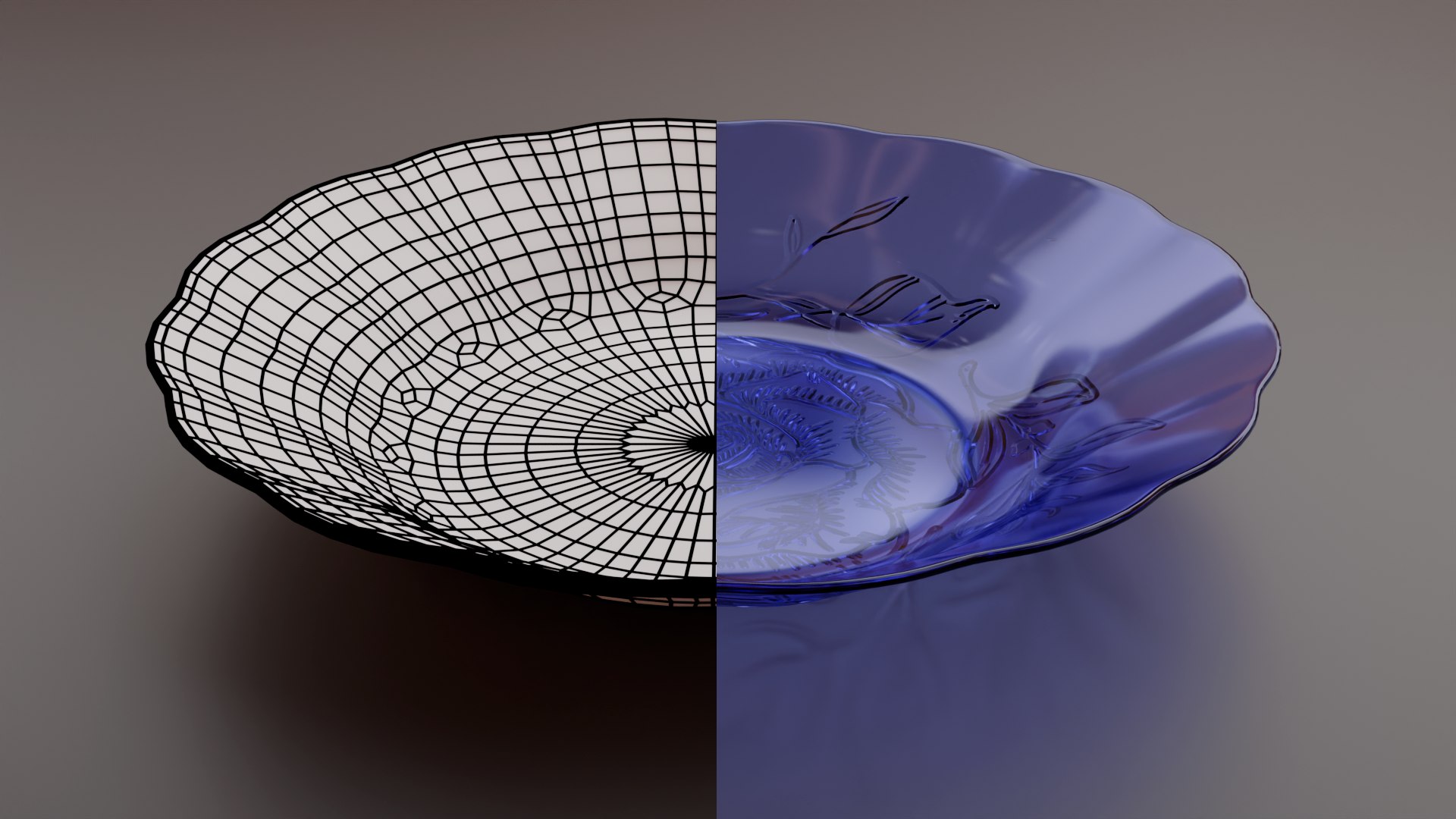 3D Classic Glass Plates model - TurboSquid 1979138