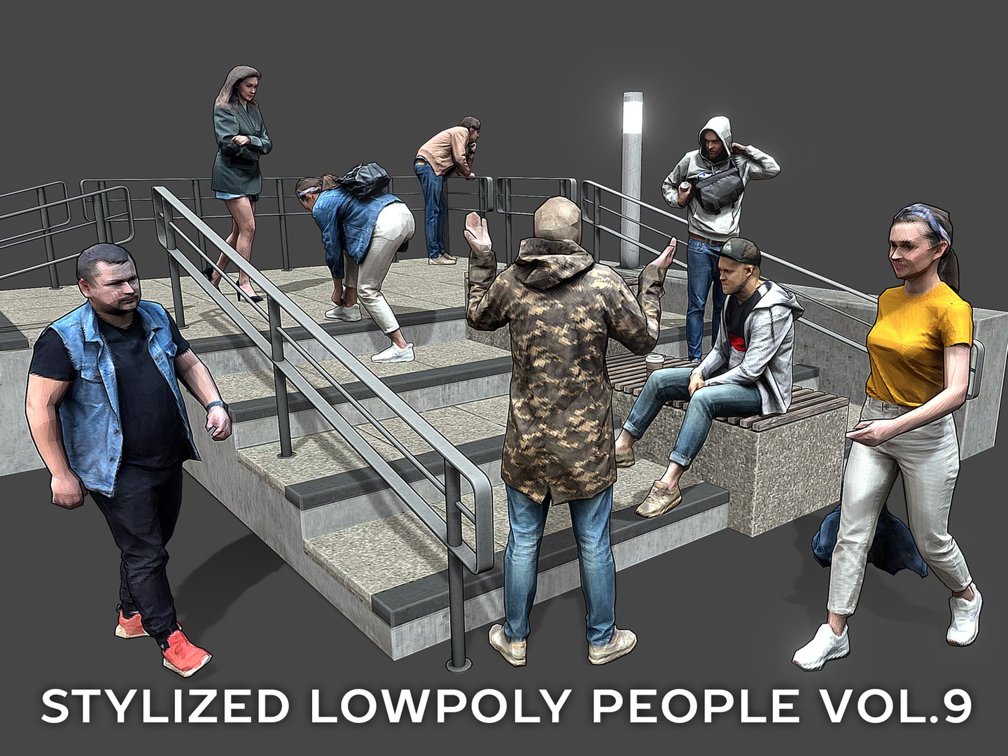 Stylized People Casual Pack 3D - TurboSquid 1611108