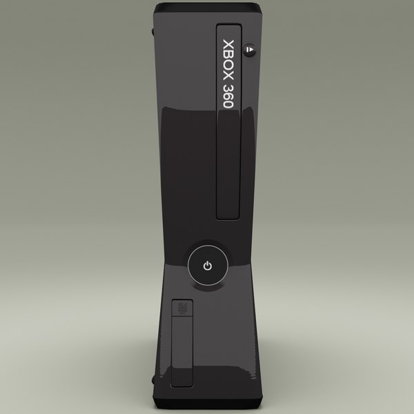 xbox 360 slim 3d model