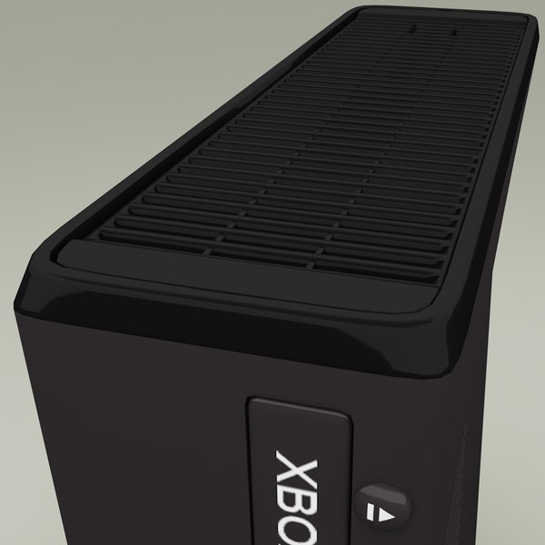 xbox 360 slim 3d model