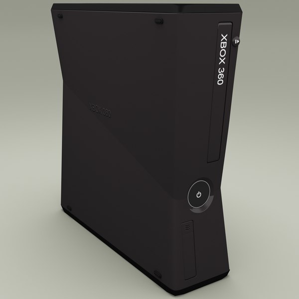 xbox 360 slim 3d model