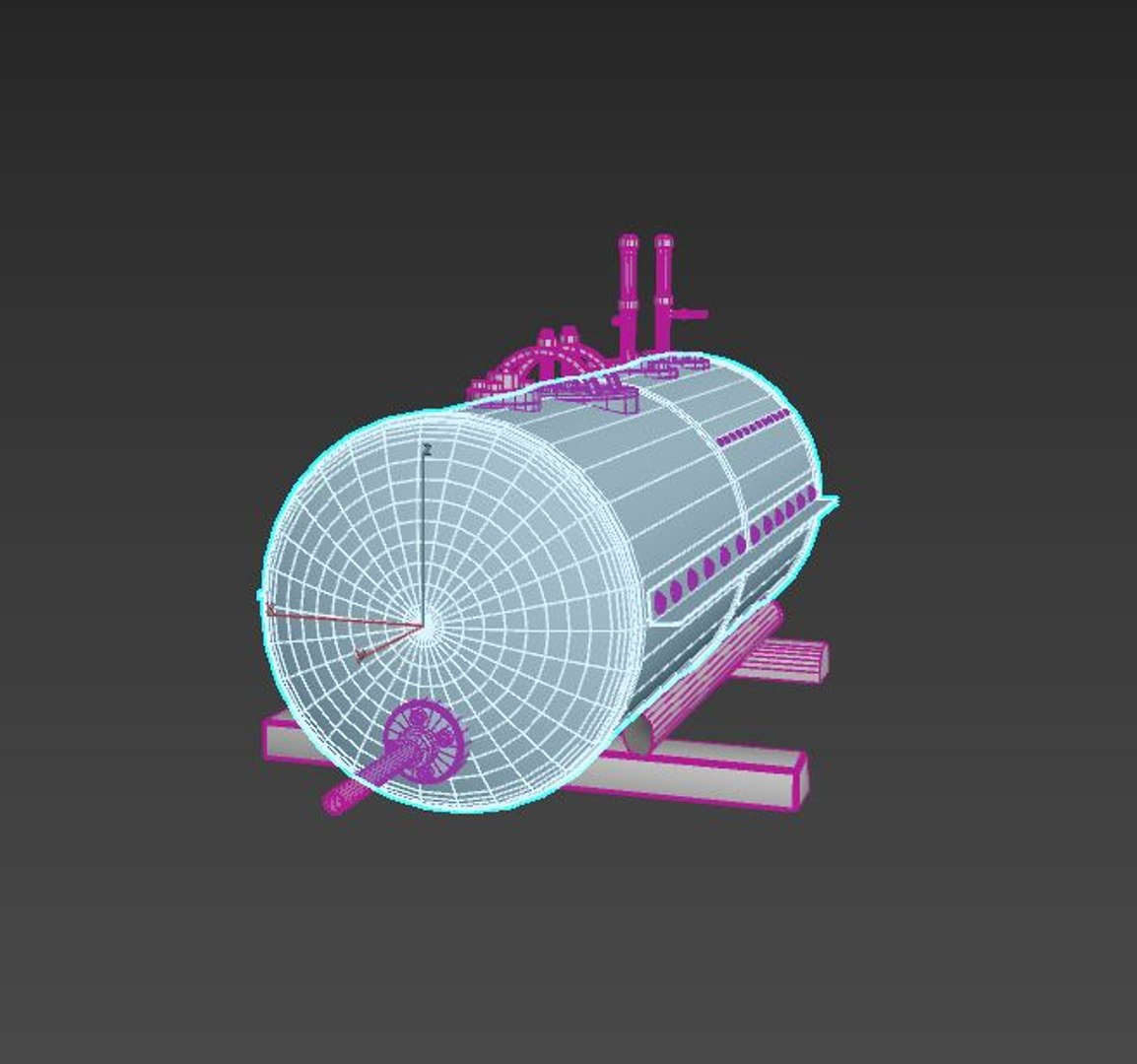 3D Model Old Rusty Tank - TurboSquid 1612240