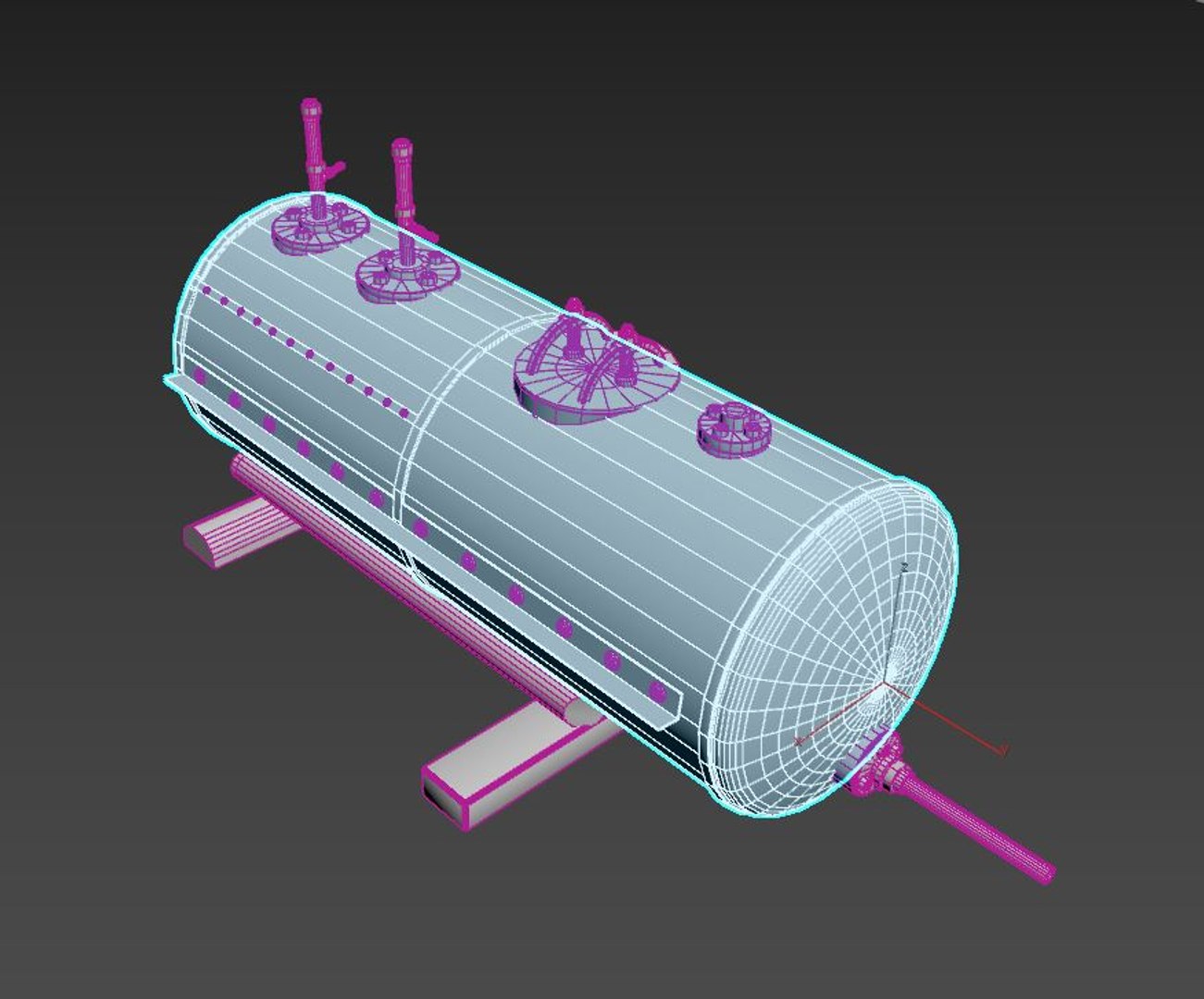 3D Model Old Rusty Tank - TurboSquid 1612240