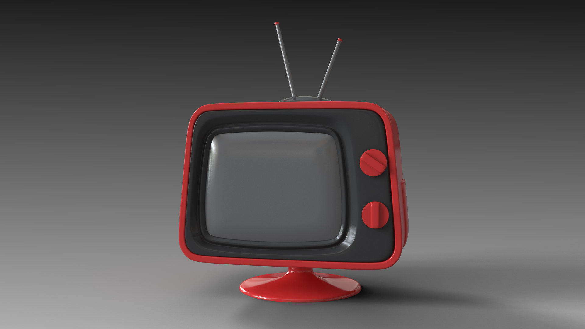 3D Cartoon Television 04 - TurboSquid 1876651