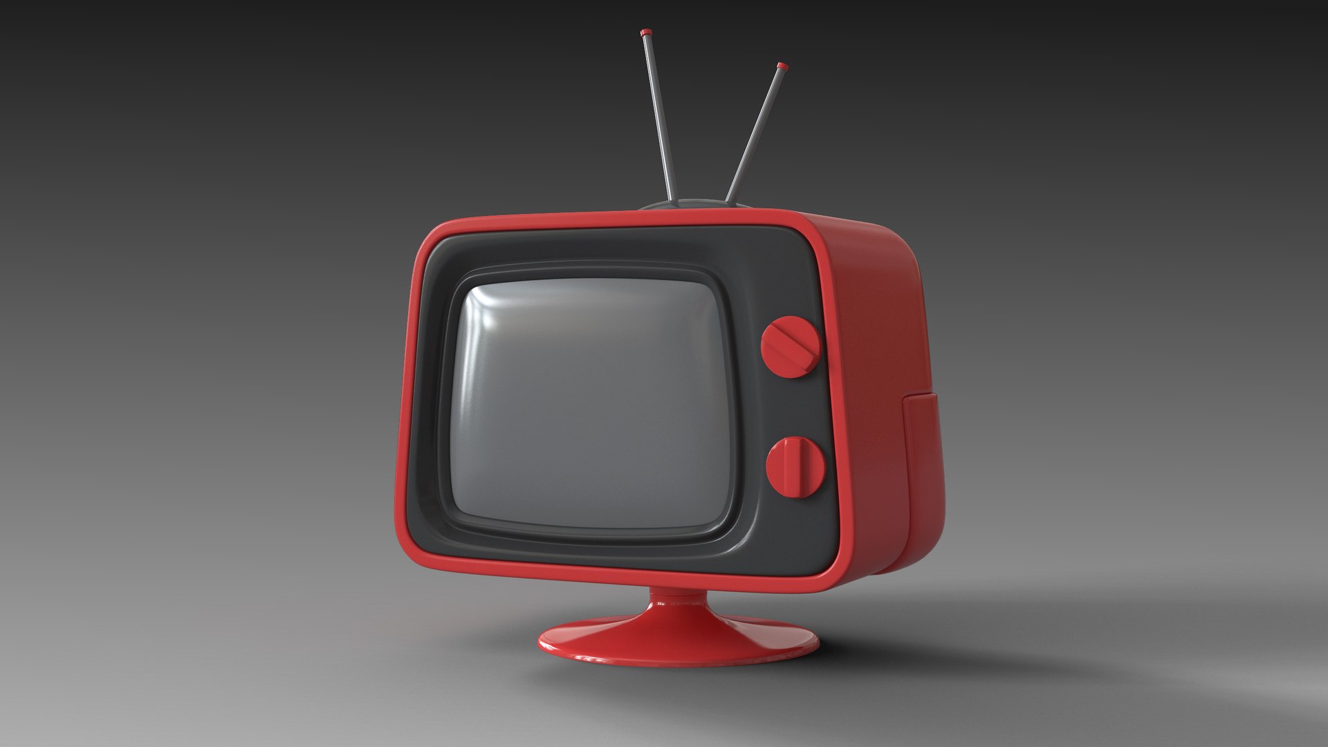 3D Cartoon Television 04 - TurboSquid 1876651