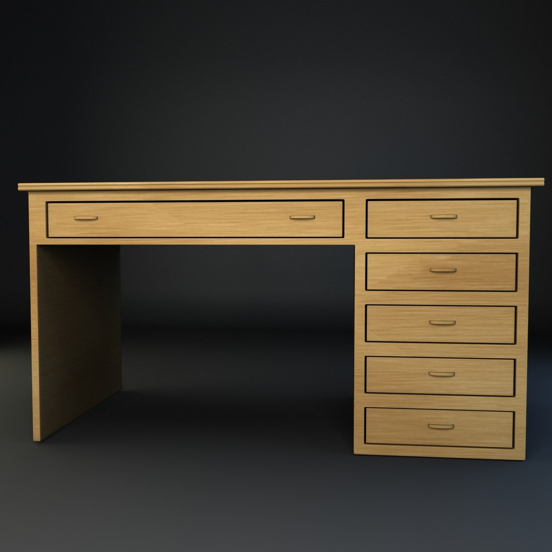 3d Model Desk