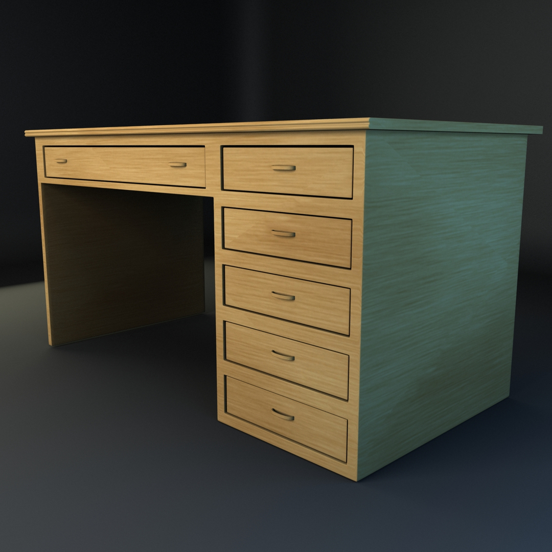 3d model desk