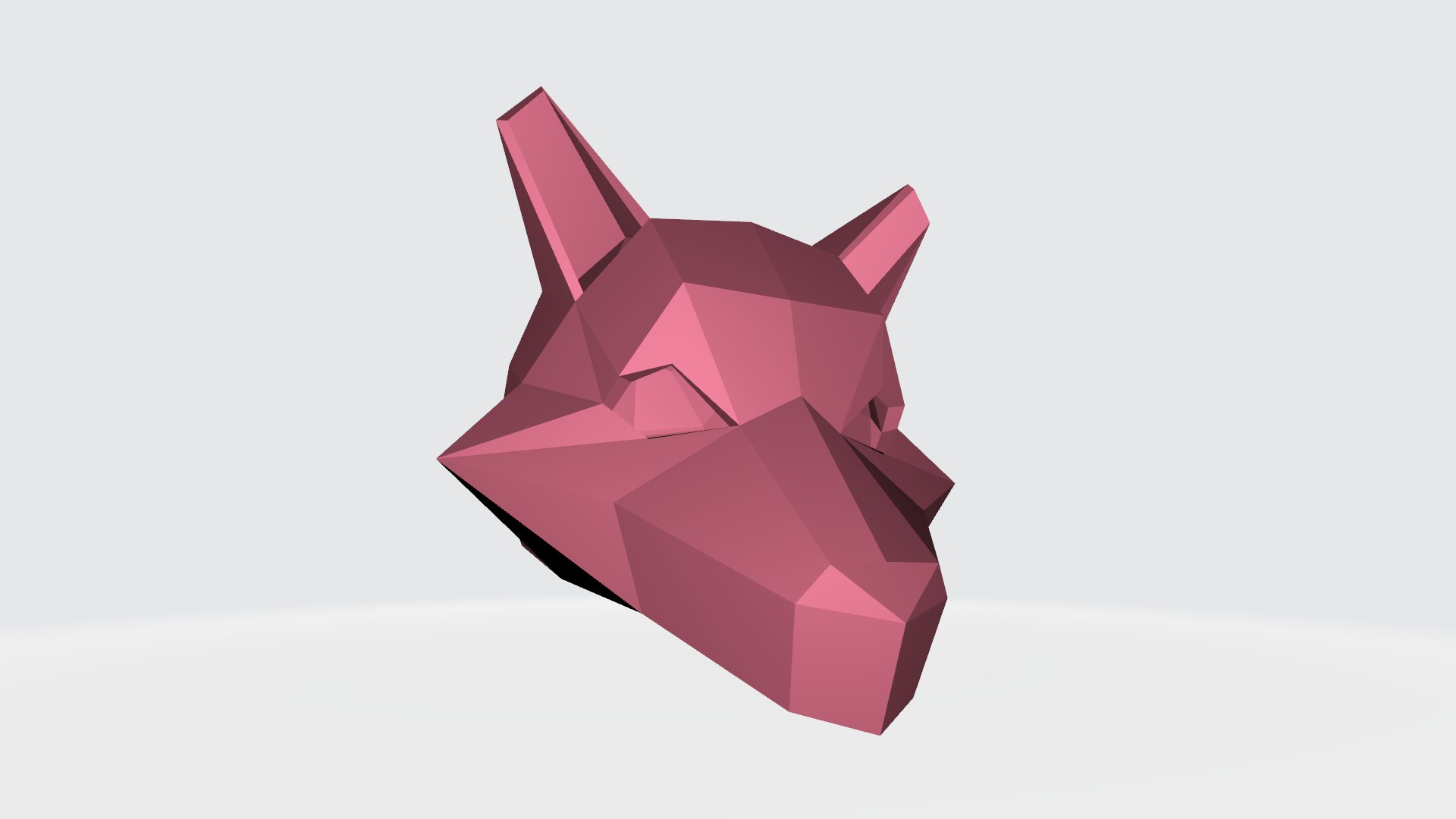 Full Wolf Mask 3D - TurboSquid 2323864