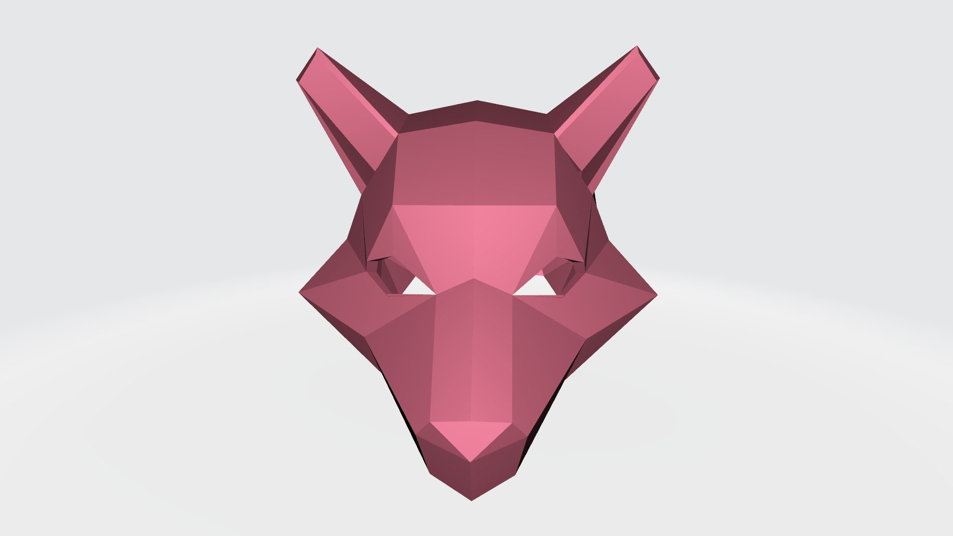 Full Wolf Mask 3D - TurboSquid 2323864