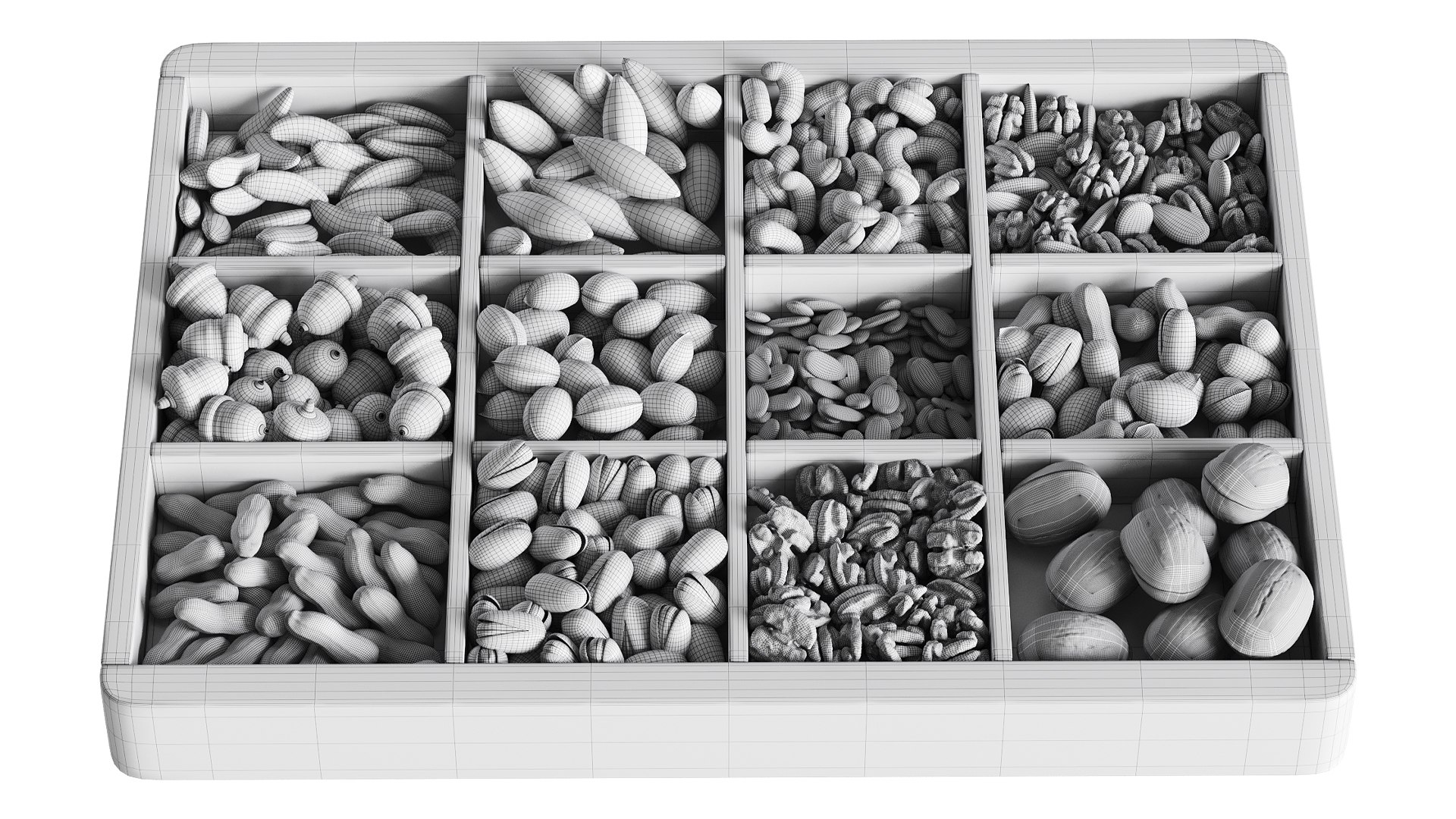 3D Mixed Nuts - TurboSquid 2378120