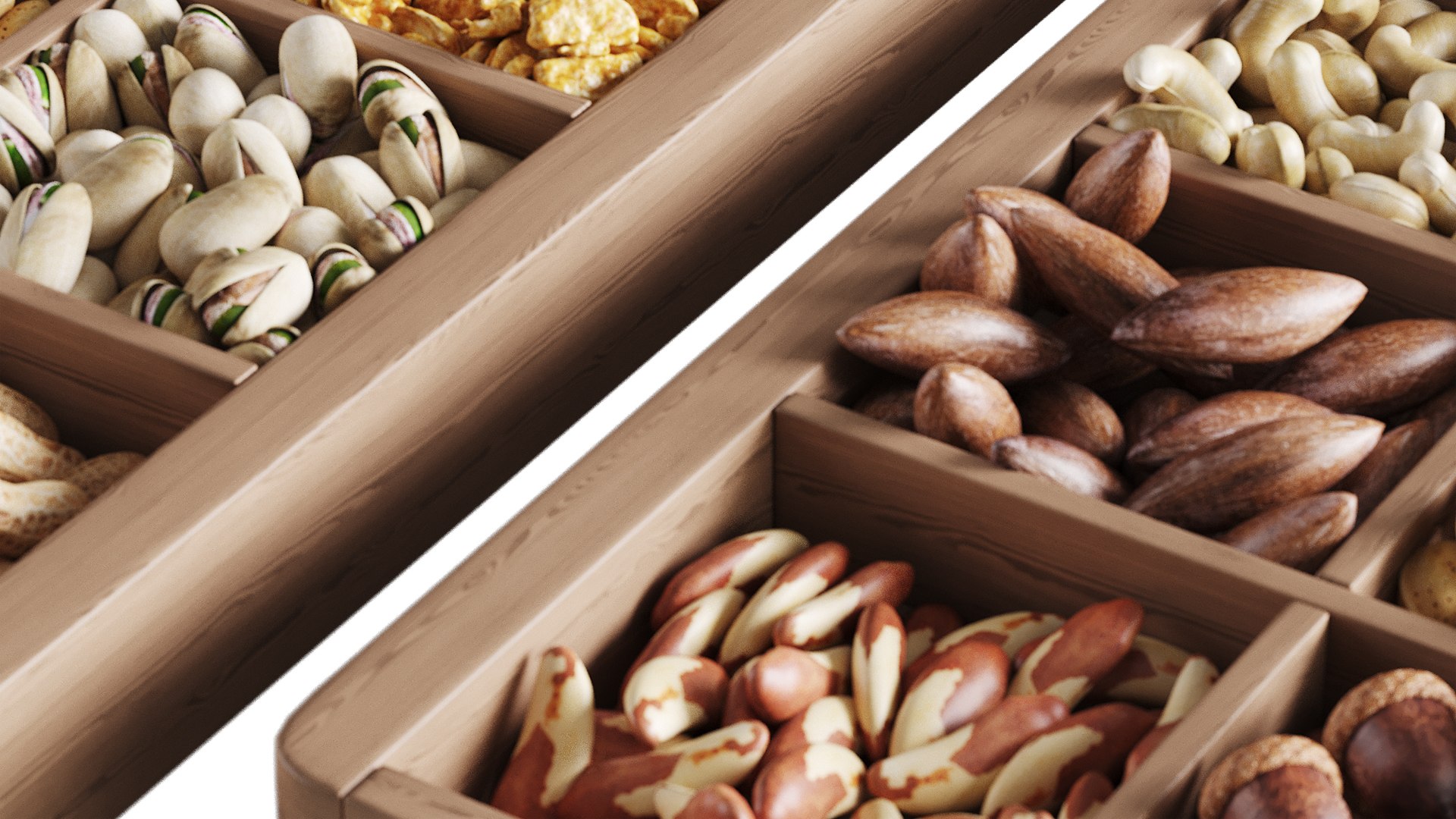 3D Mixed Nuts - TurboSquid 2378120
