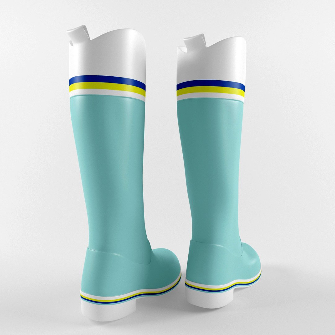 Rain Boot 3d Model