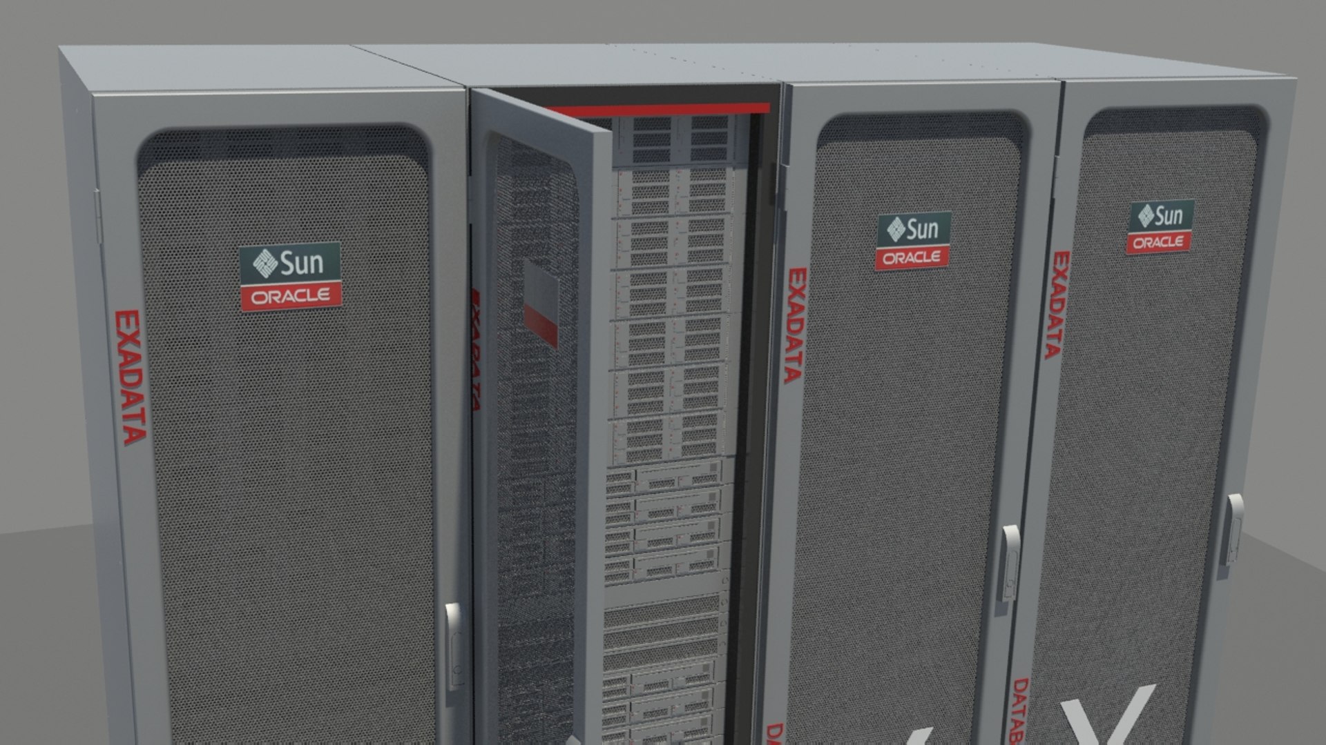3d model oracle - server cluster