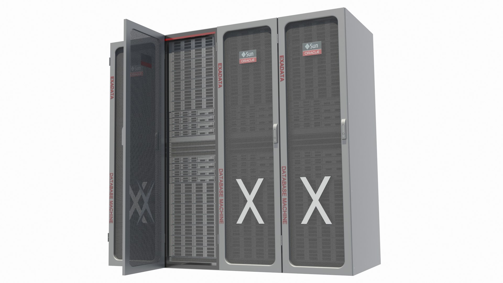 3d model oracle - server cluster