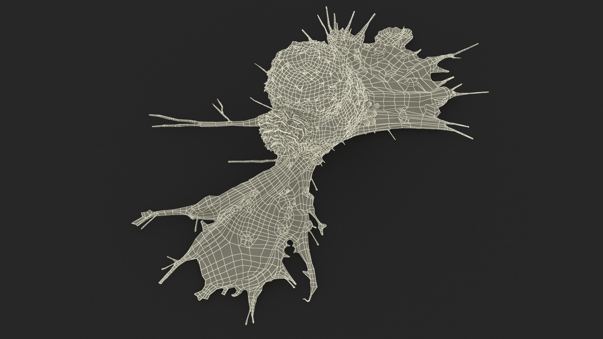 3D Cancer Cell With Lymphocyte Model - TurboSquid 2220710