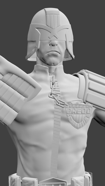 Judge Dredd 3D Models for Download | TurboSquid