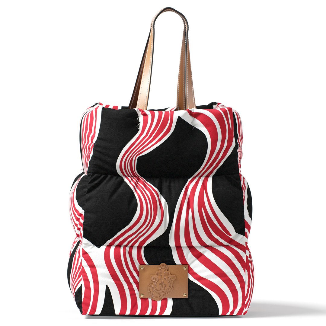 Moncler JW Anderson Tote Bag Pattern model - TurboSquid 1936965