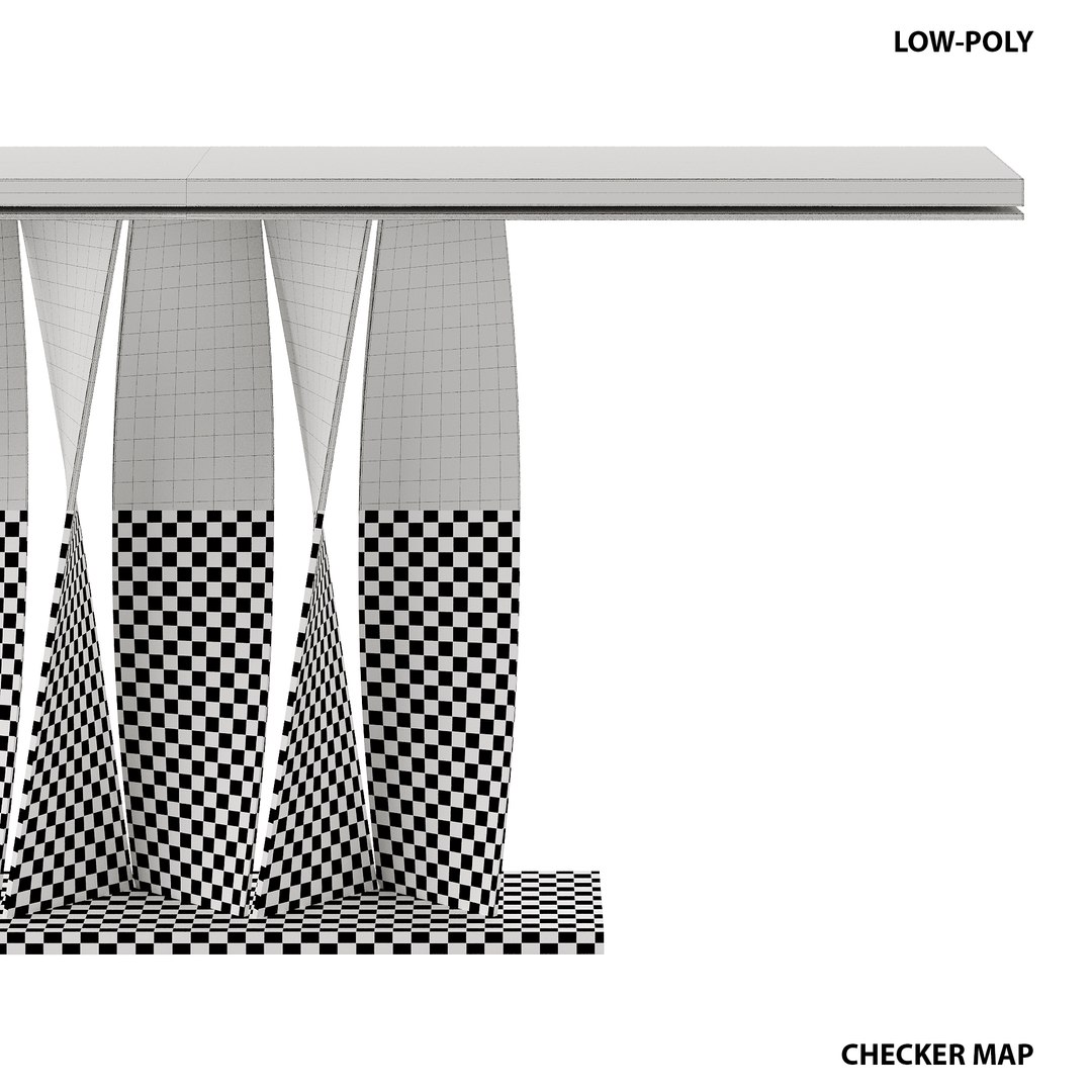 3D Private Label Spiro Console - TurboSquid 1868058
