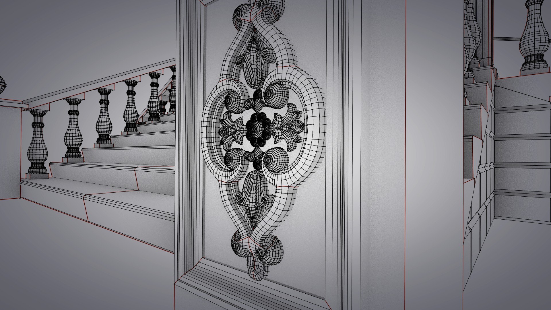 3D Outdoor Stairs - TurboSquid 1294150