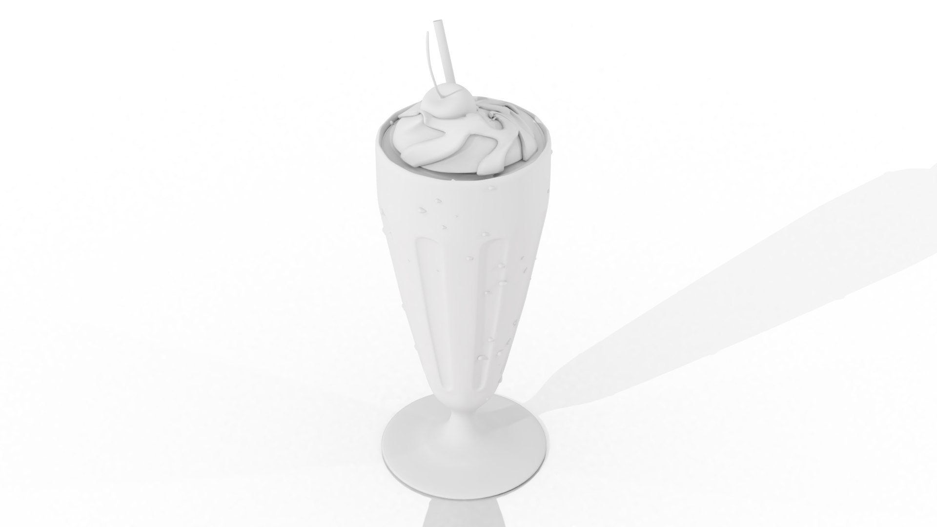 Cold Milkshake Model - TurboSquid 1304075