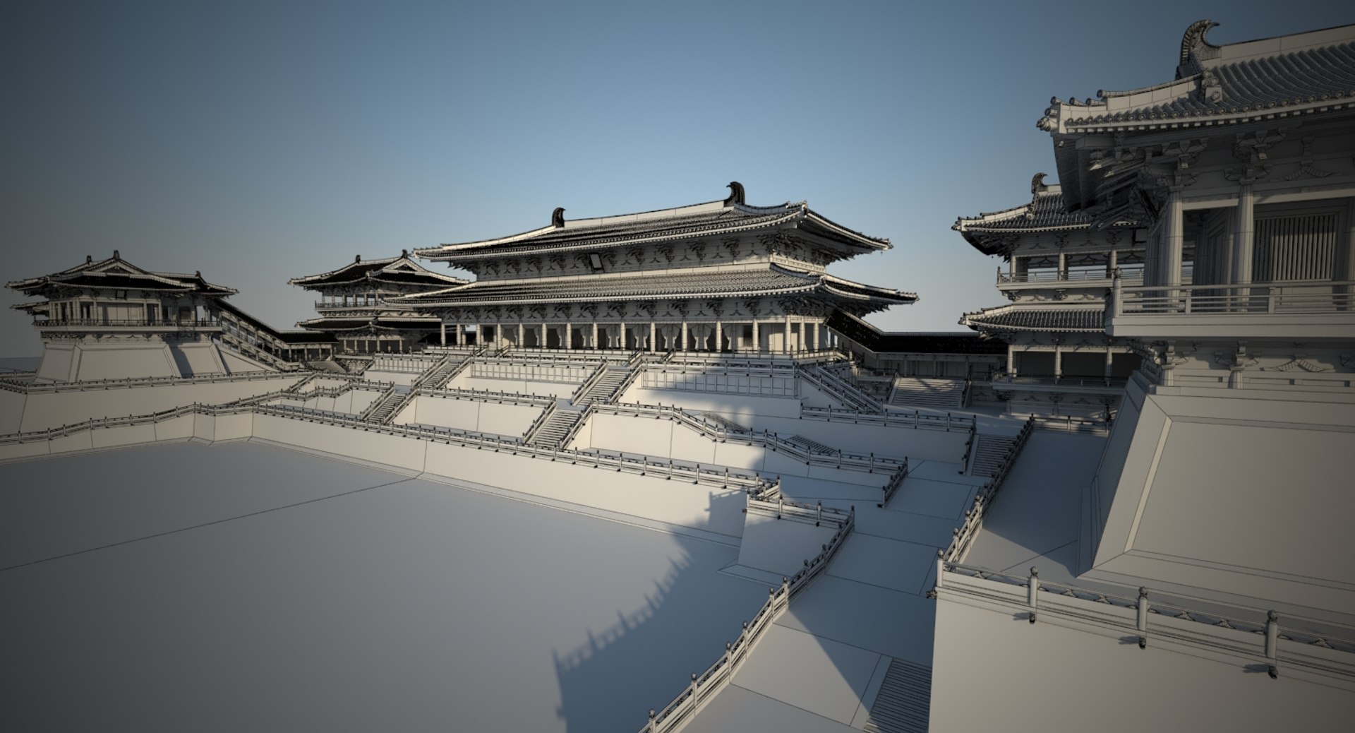 Chinese Palace 3d Model