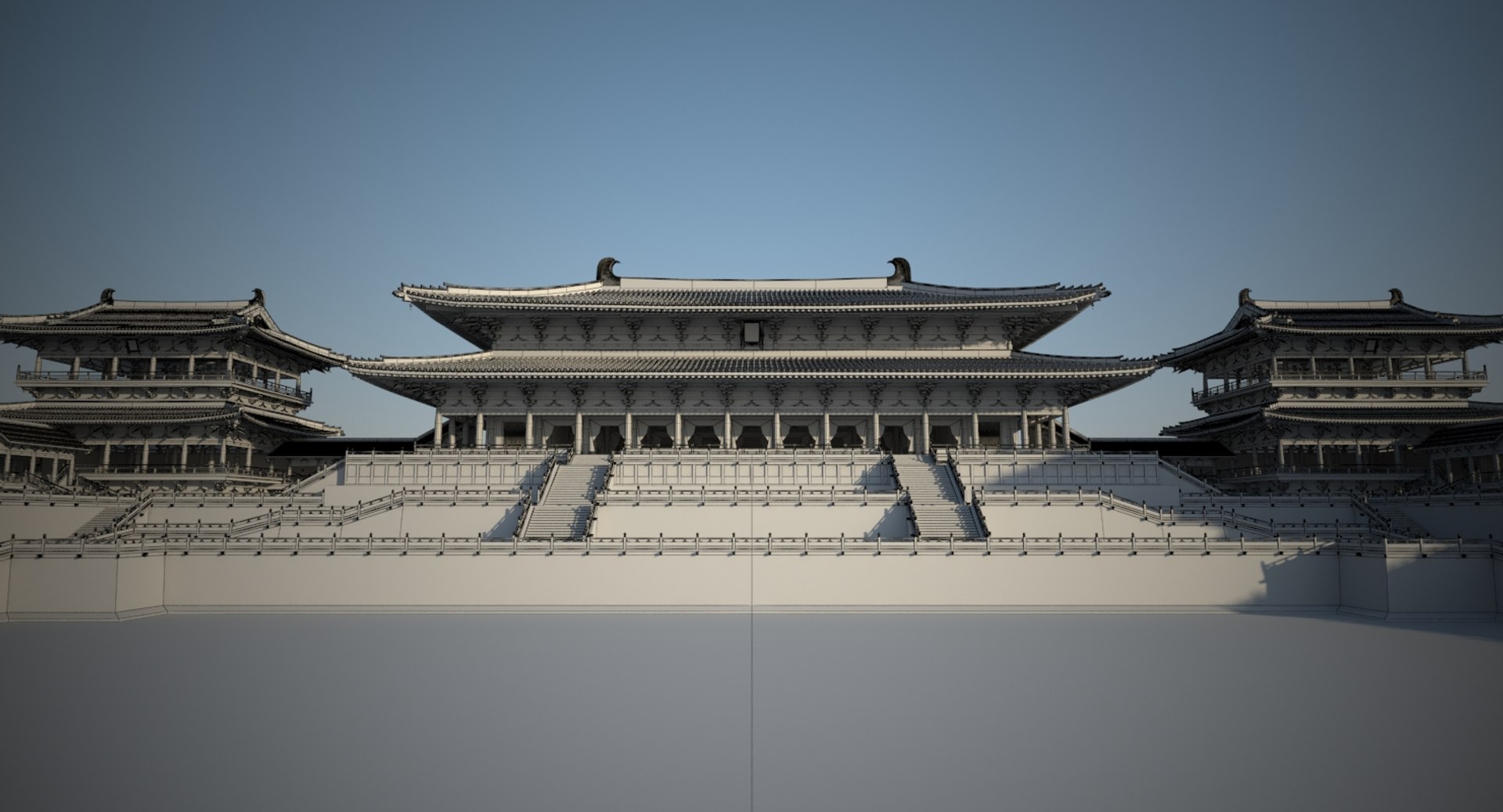 Chinese Palace 3d Model