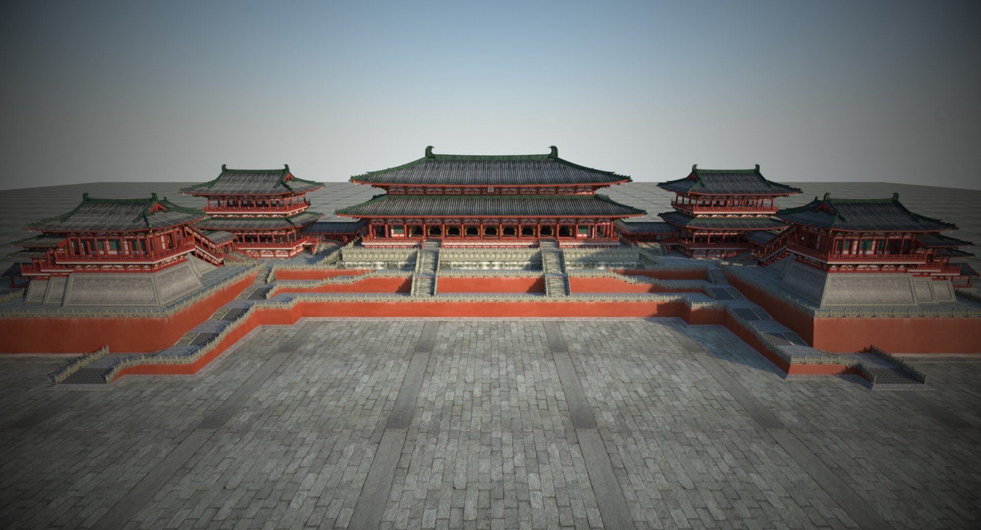 Chinese Palace 3d Model