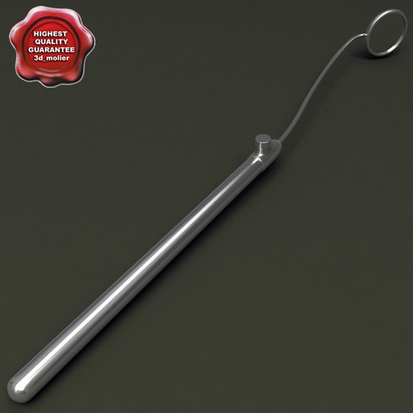 maya medical instrument mirror