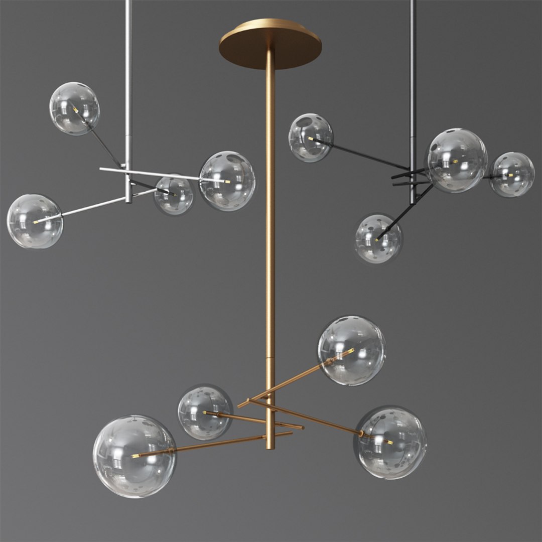 3D Bolle Gallotti 4 Light Model - TurboSquid 1612022