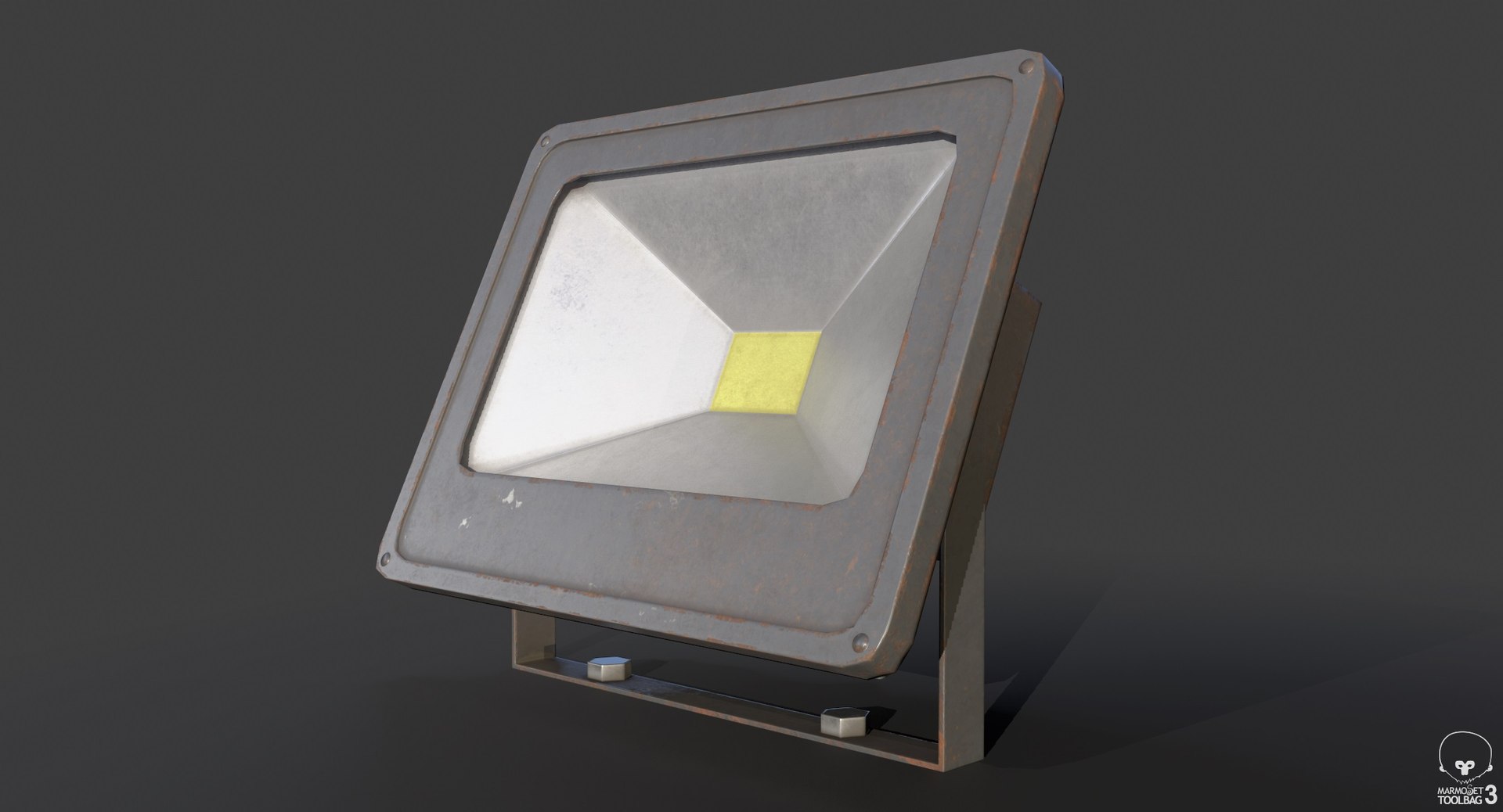 3D Pbr Floodlight Lights Model - TurboSquid 1420111