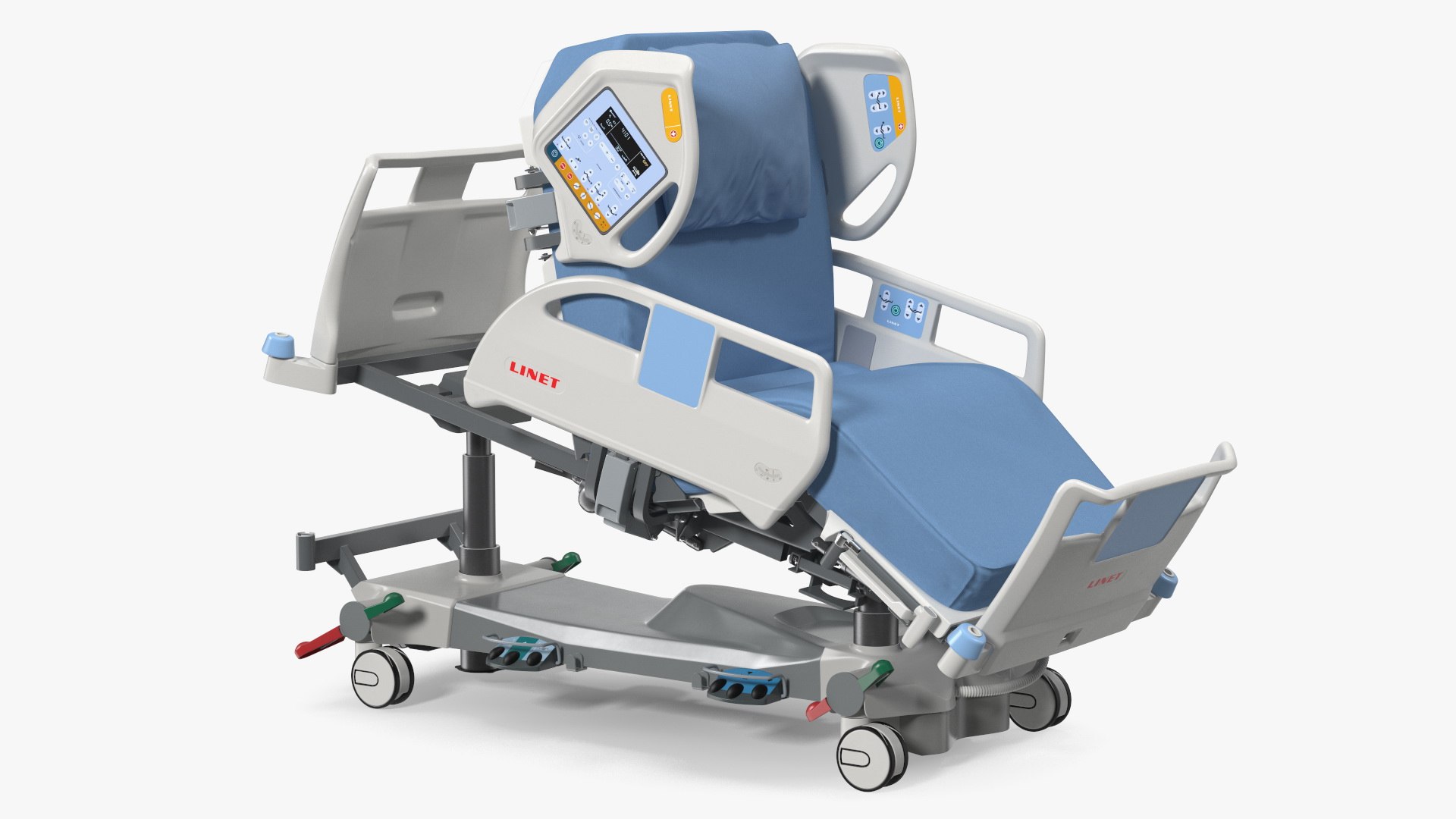 LINET Multifunctional Hospital Bed 3D Model - TurboSquid 2206802