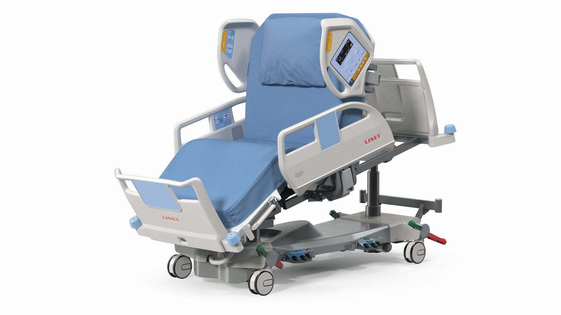 LINET Multifunctional Hospital Bed 3D Model - TurboSquid 2206802