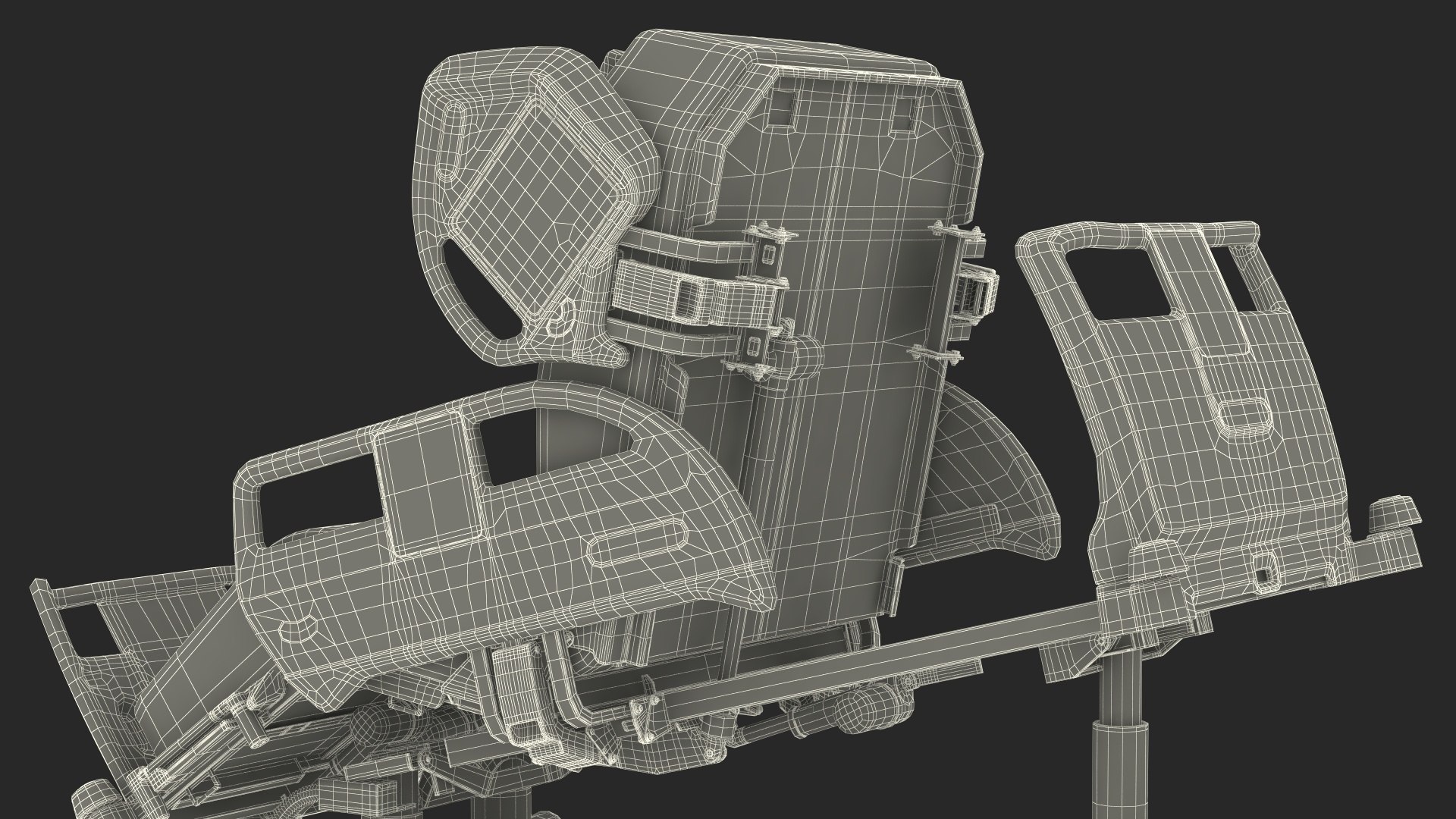LINET Multifunctional Hospital Bed 3D Model - TurboSquid 2206802