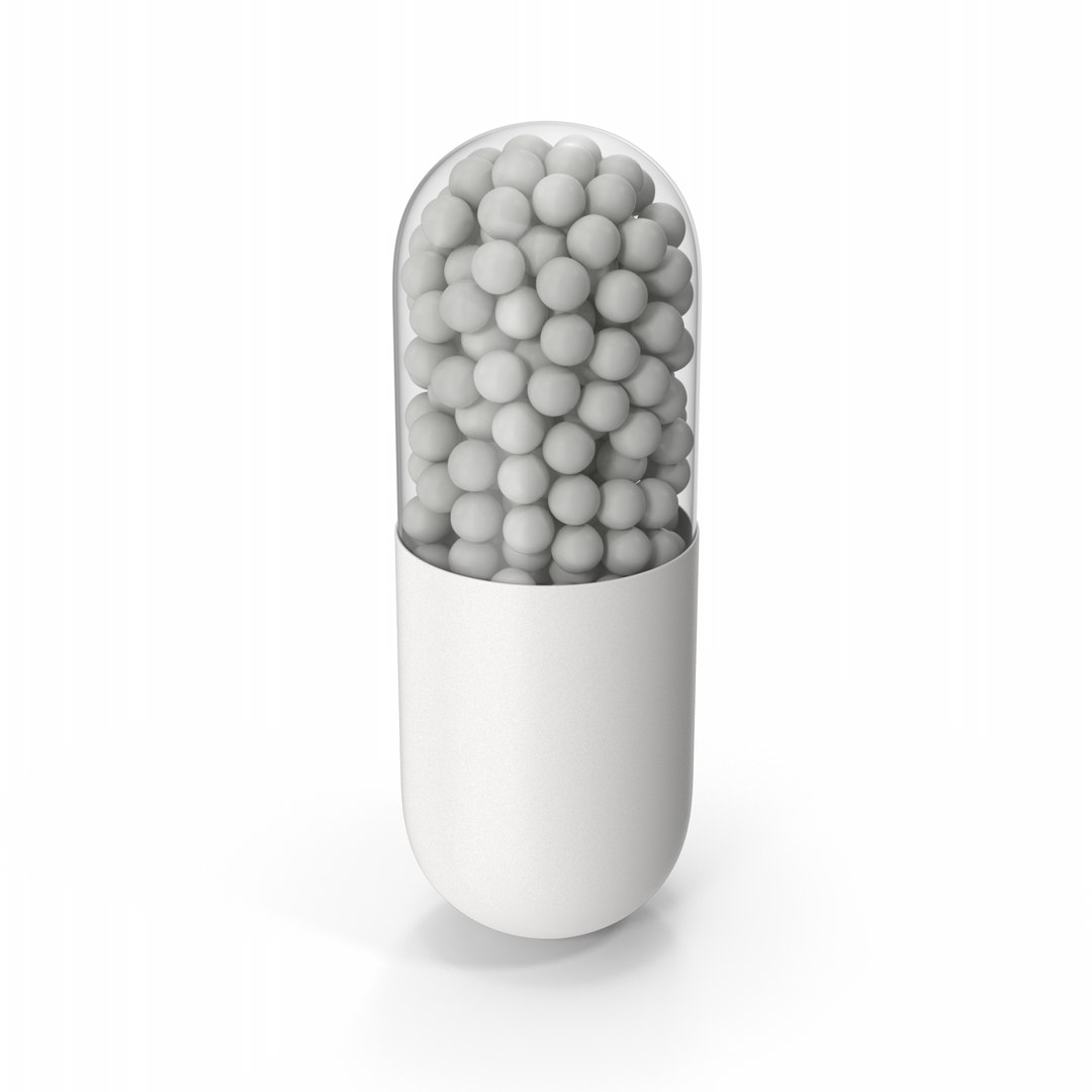 Pill Capsule 3D Model - TurboSquid 1944421