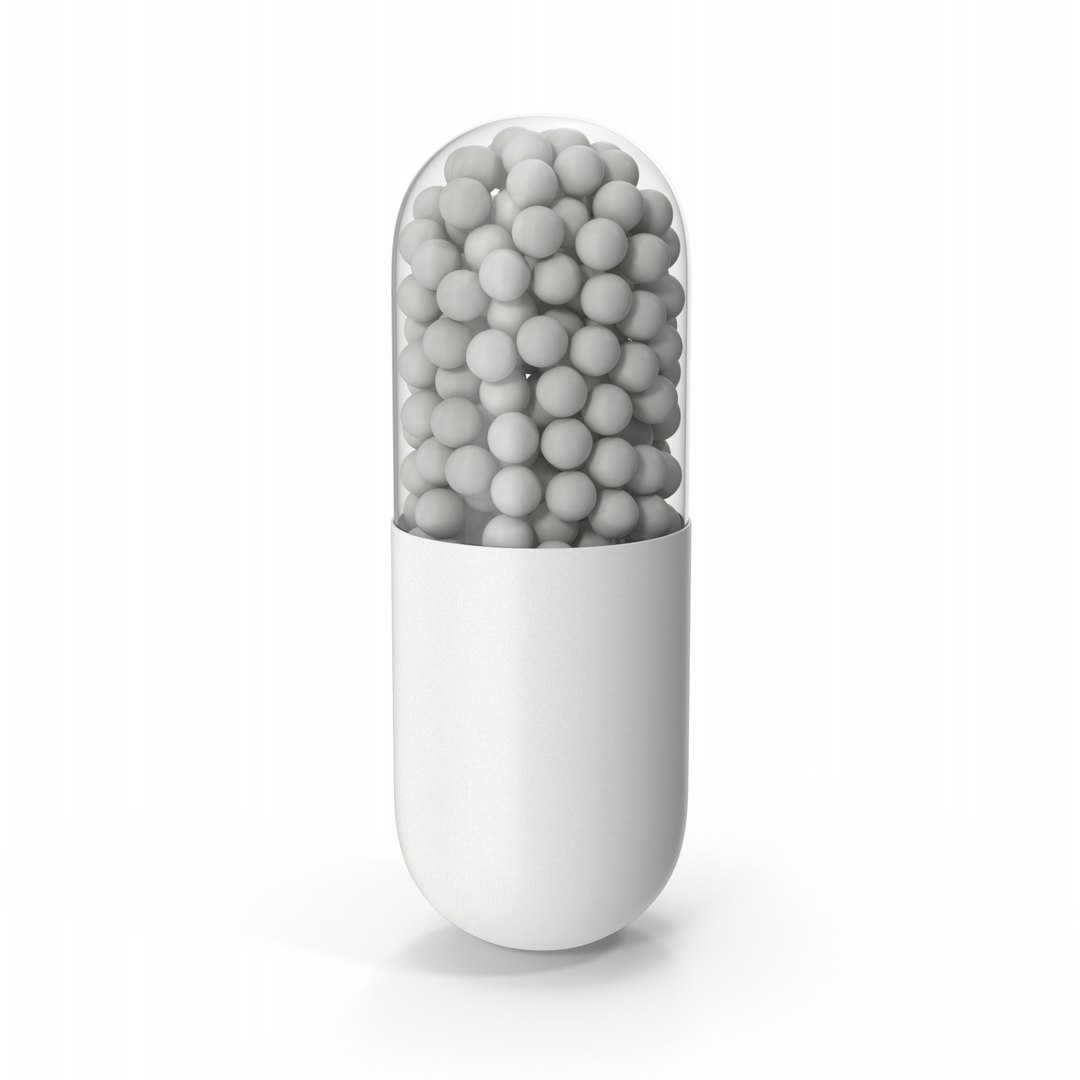 Pill Capsule 3D Model - TurboSquid 1944421