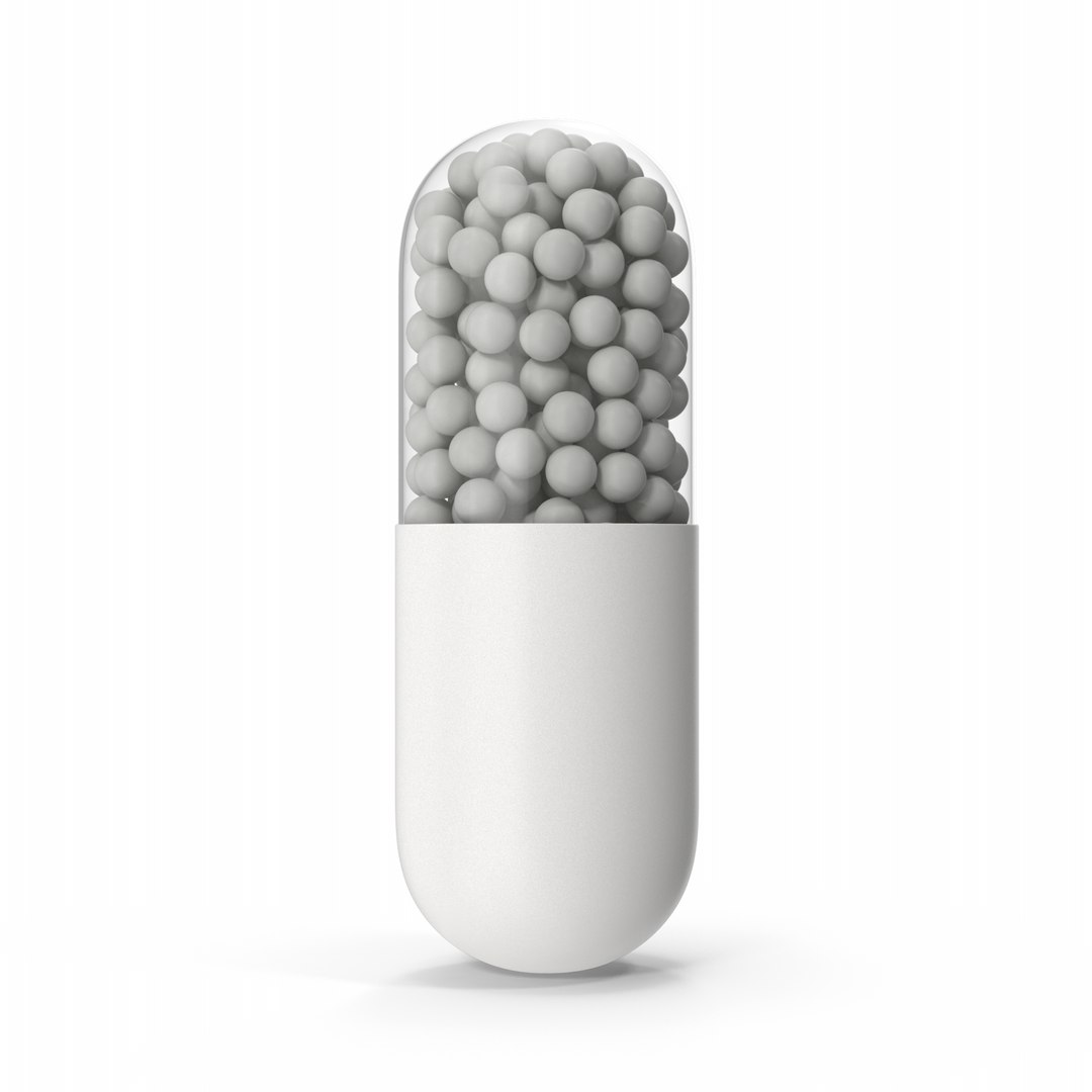 Pill Capsule 3D Model - TurboSquid 1944421
