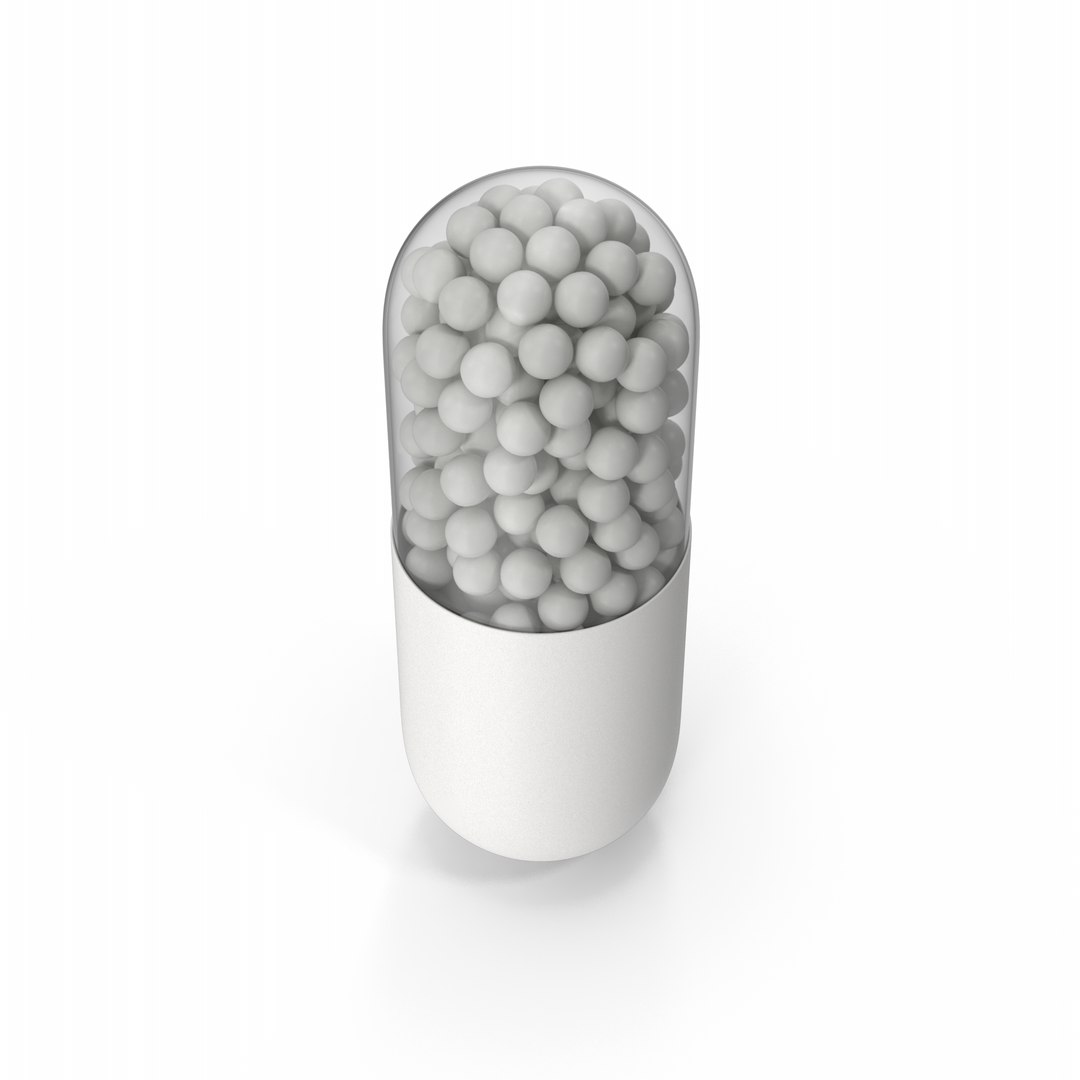 Pill Capsule 3D Model - TurboSquid 1944421