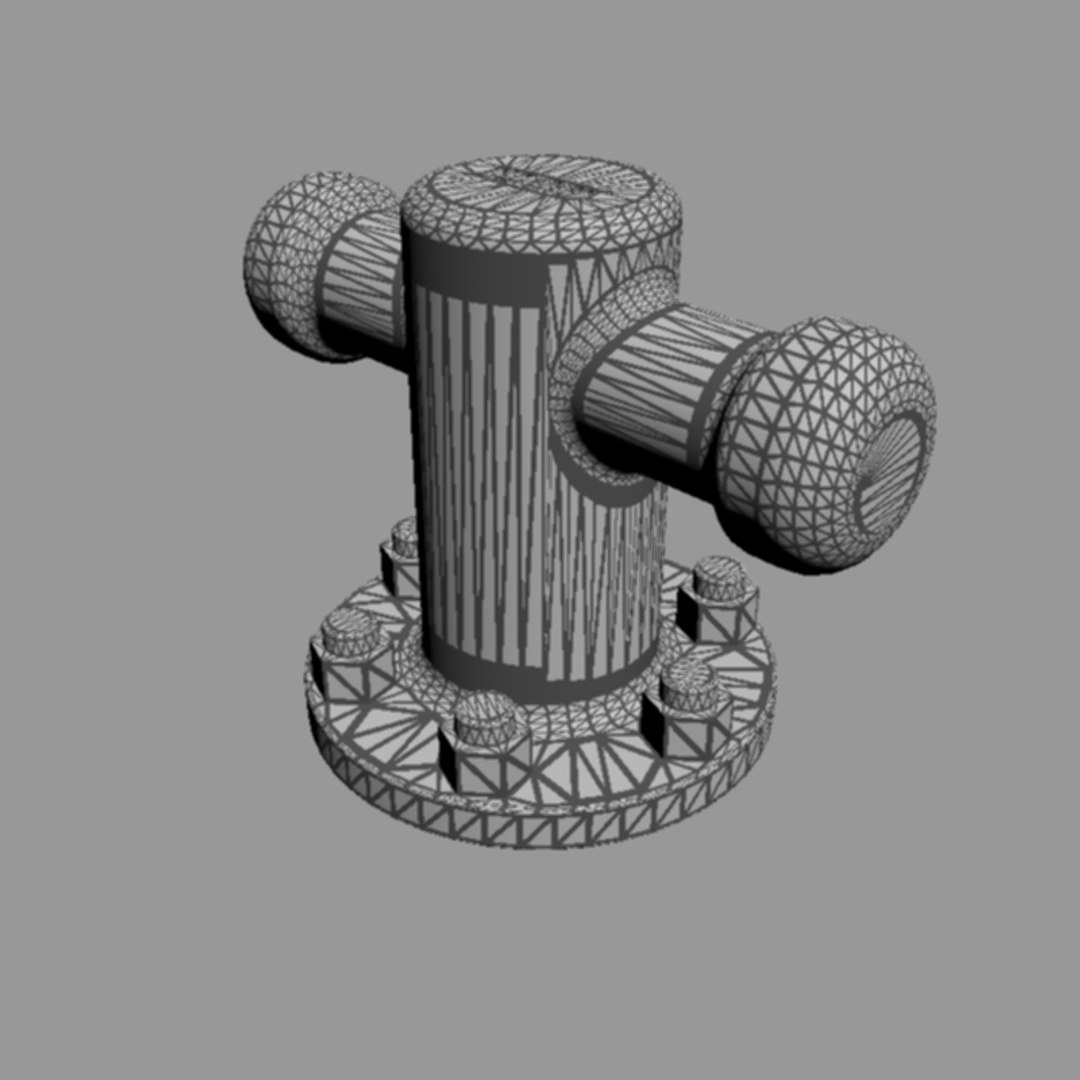 Free Bollard 3d Model