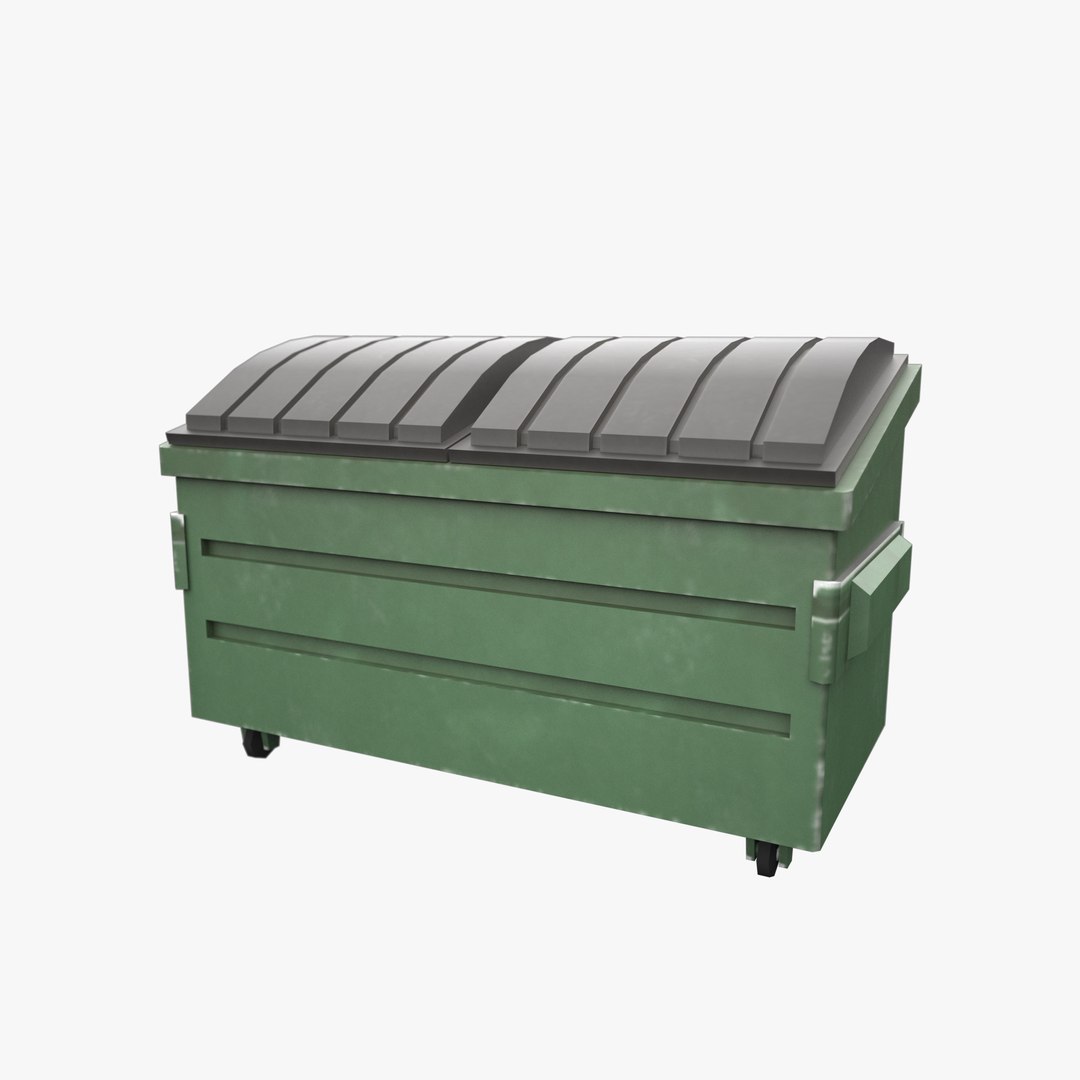 Free Trash Container 3D Model - TurboSquid 1652950