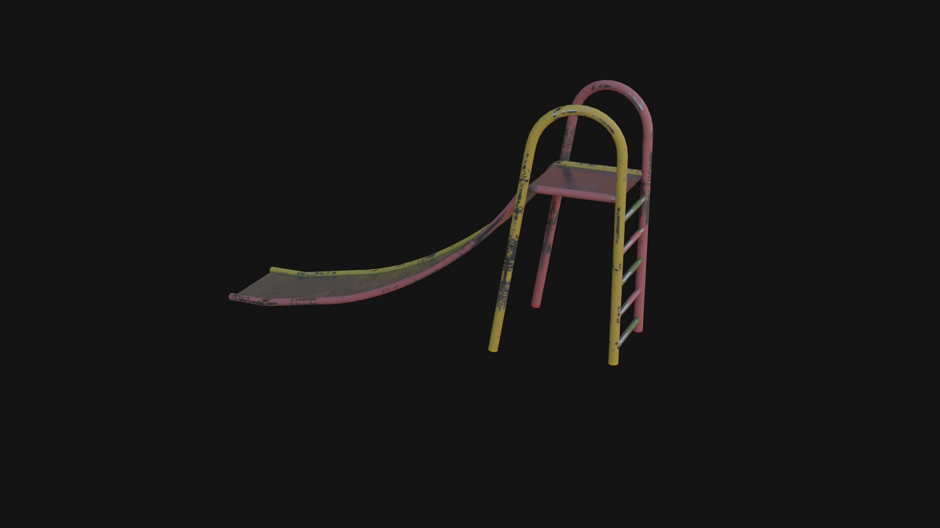 Soviet Oldschool Slide 3D - TurboSquid 2176579