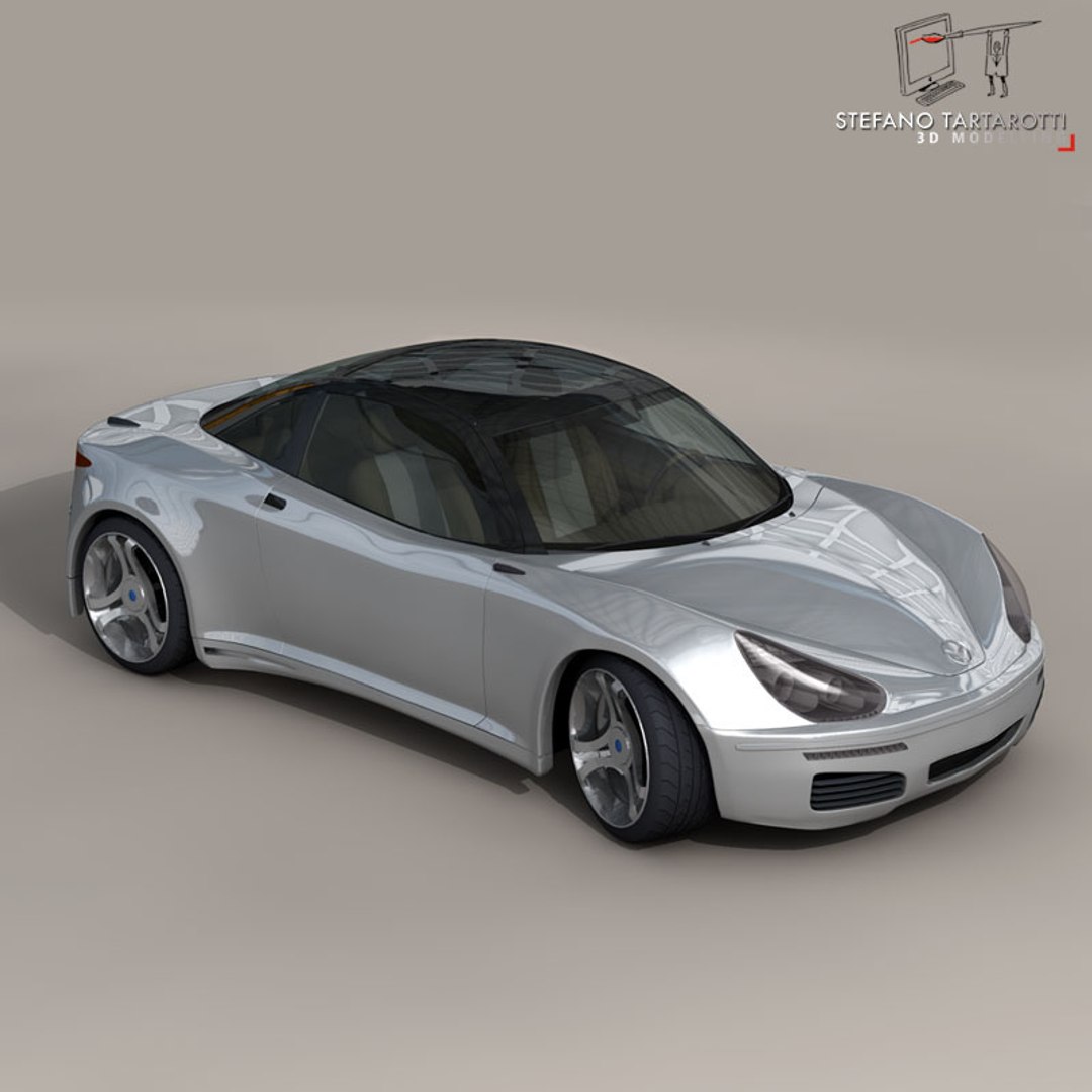 Generic Electric Concept Sports Car 3d Model