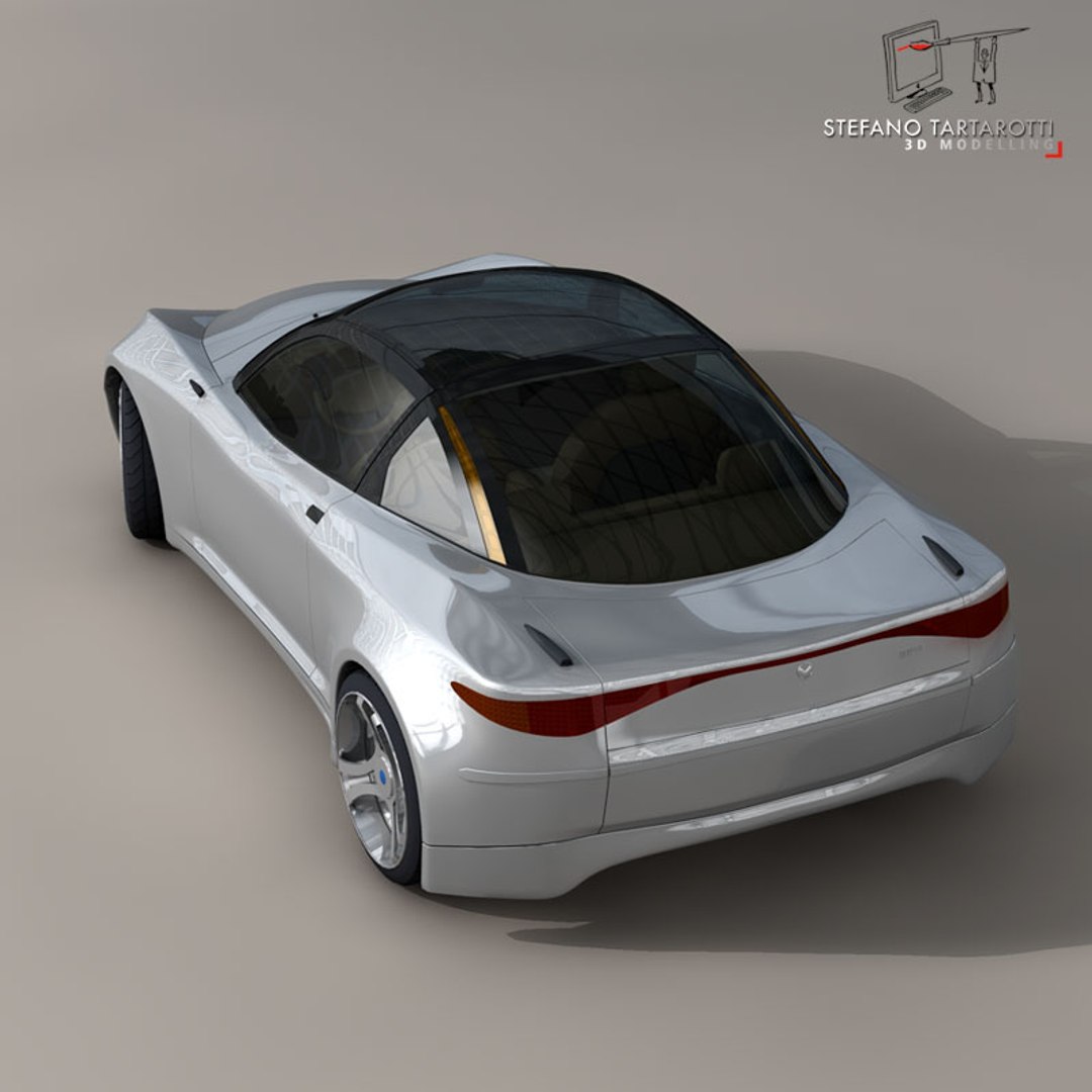 Generic Electric Concept Sports Car 3d Model