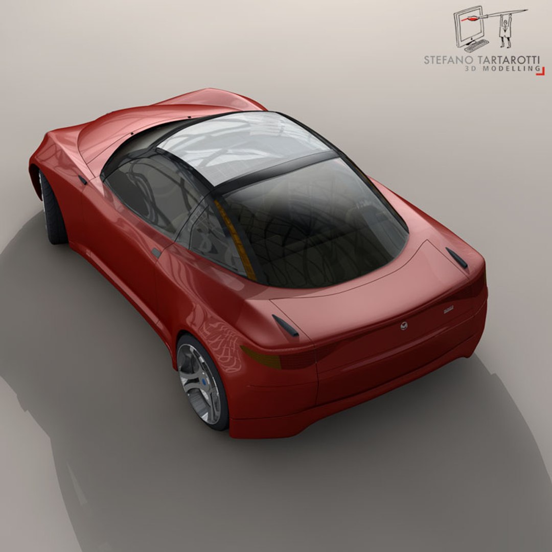 Generic Electric Concept Sports Car 3d Model
