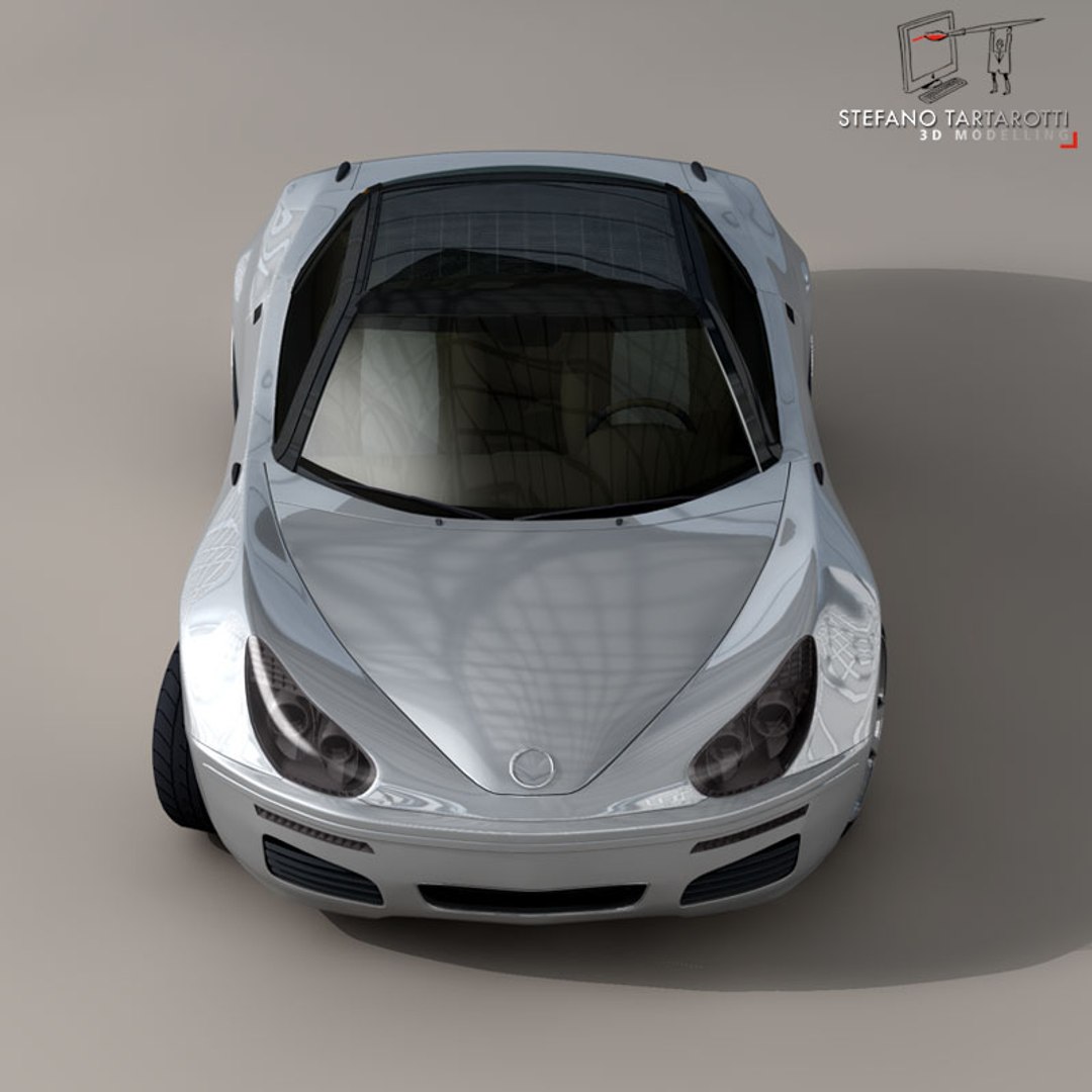 Generic Electric Concept Sports Car 3d Model