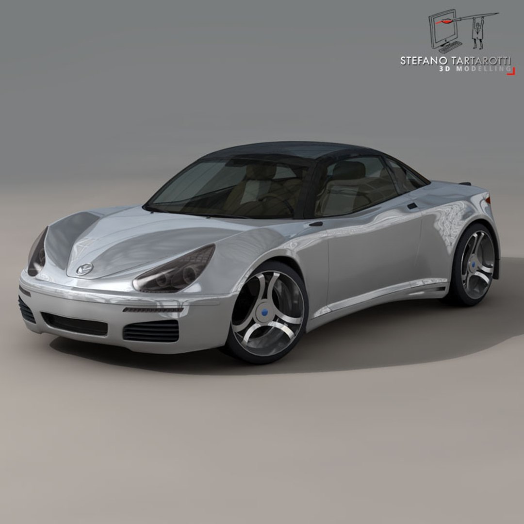 Generic Electric Concept Sports Car 3d Model