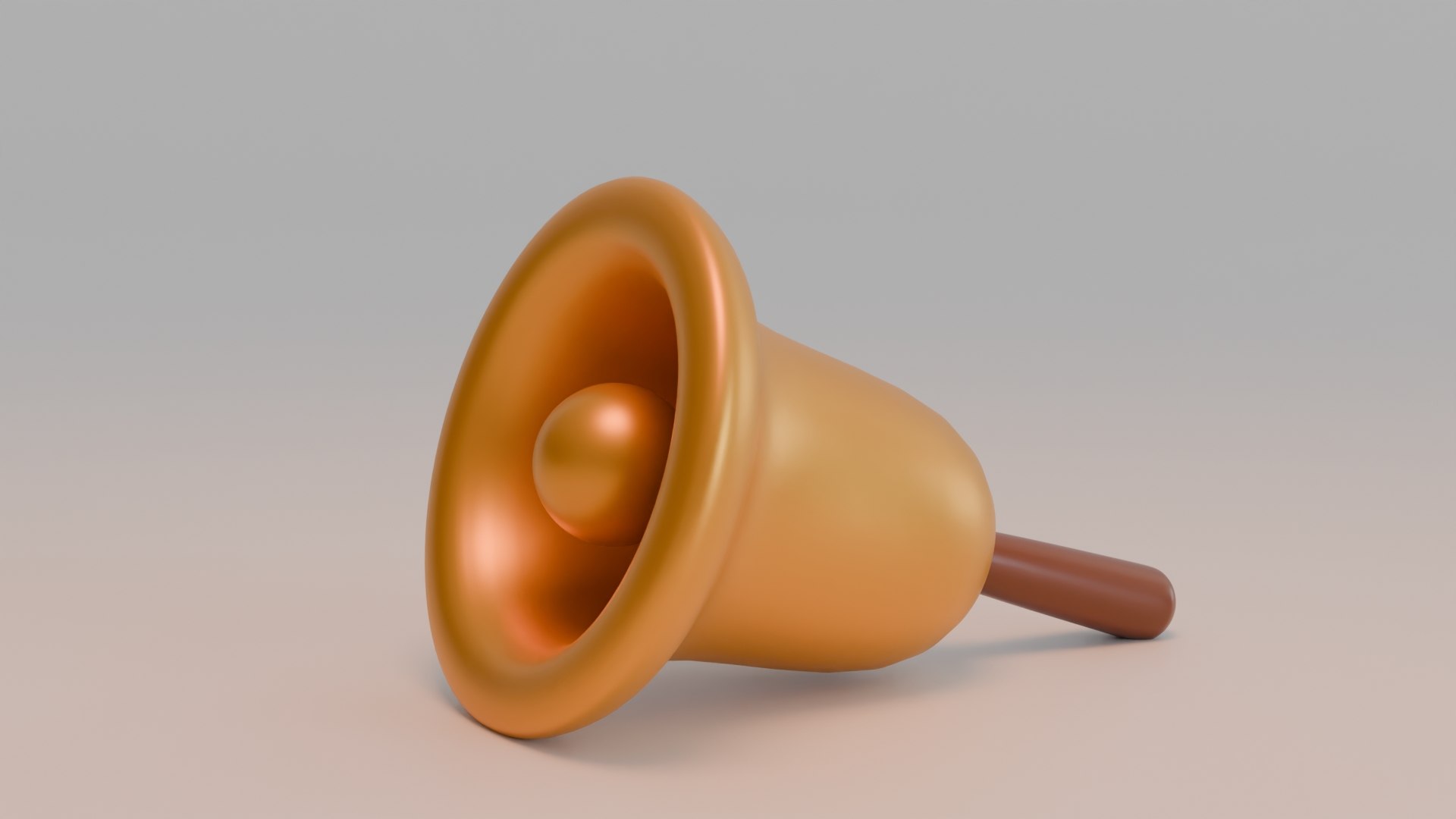 Golden Bell 3D Model - TurboSquid 2321857