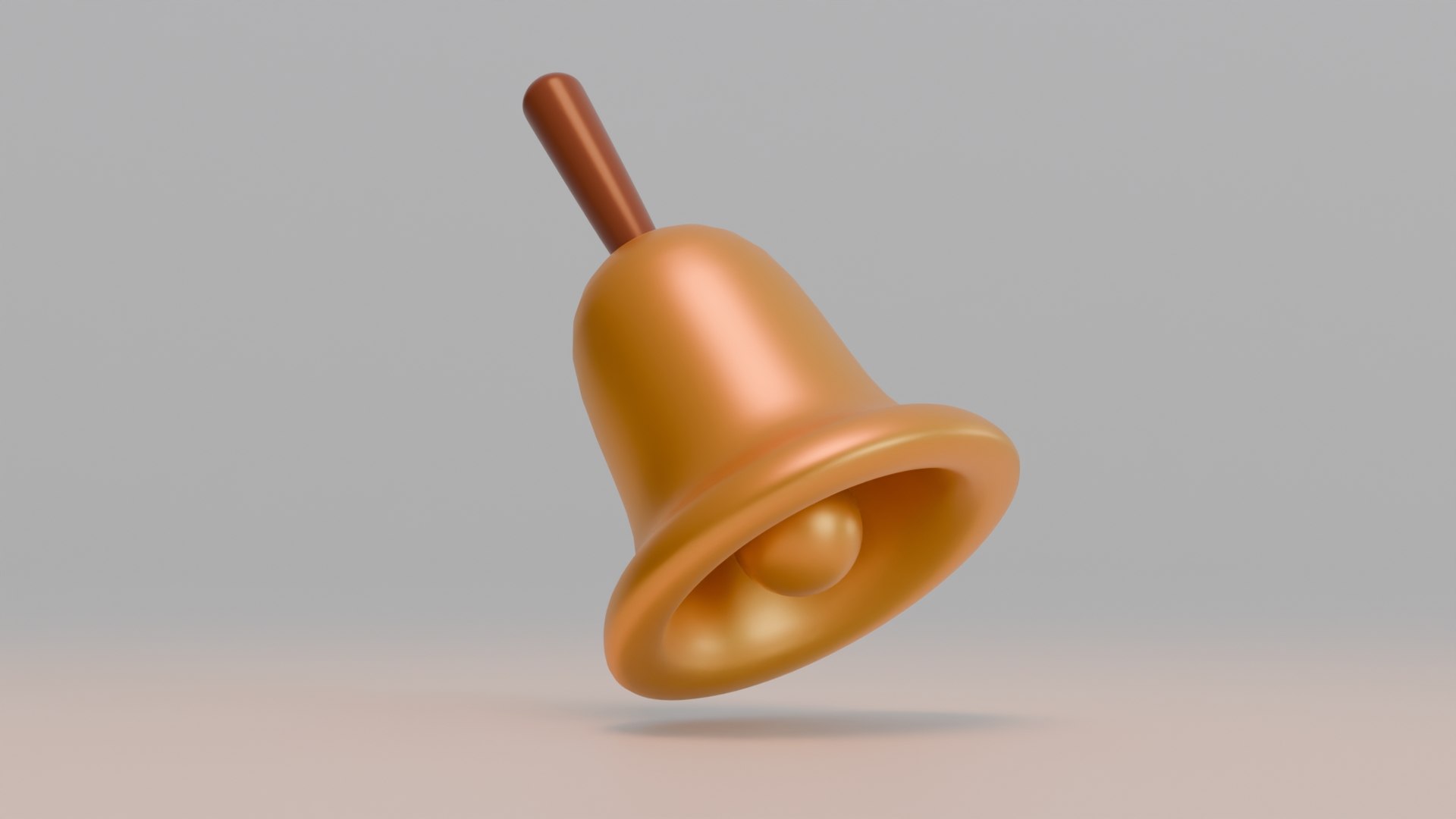 Golden Bell 3D Model - TurboSquid 2321857